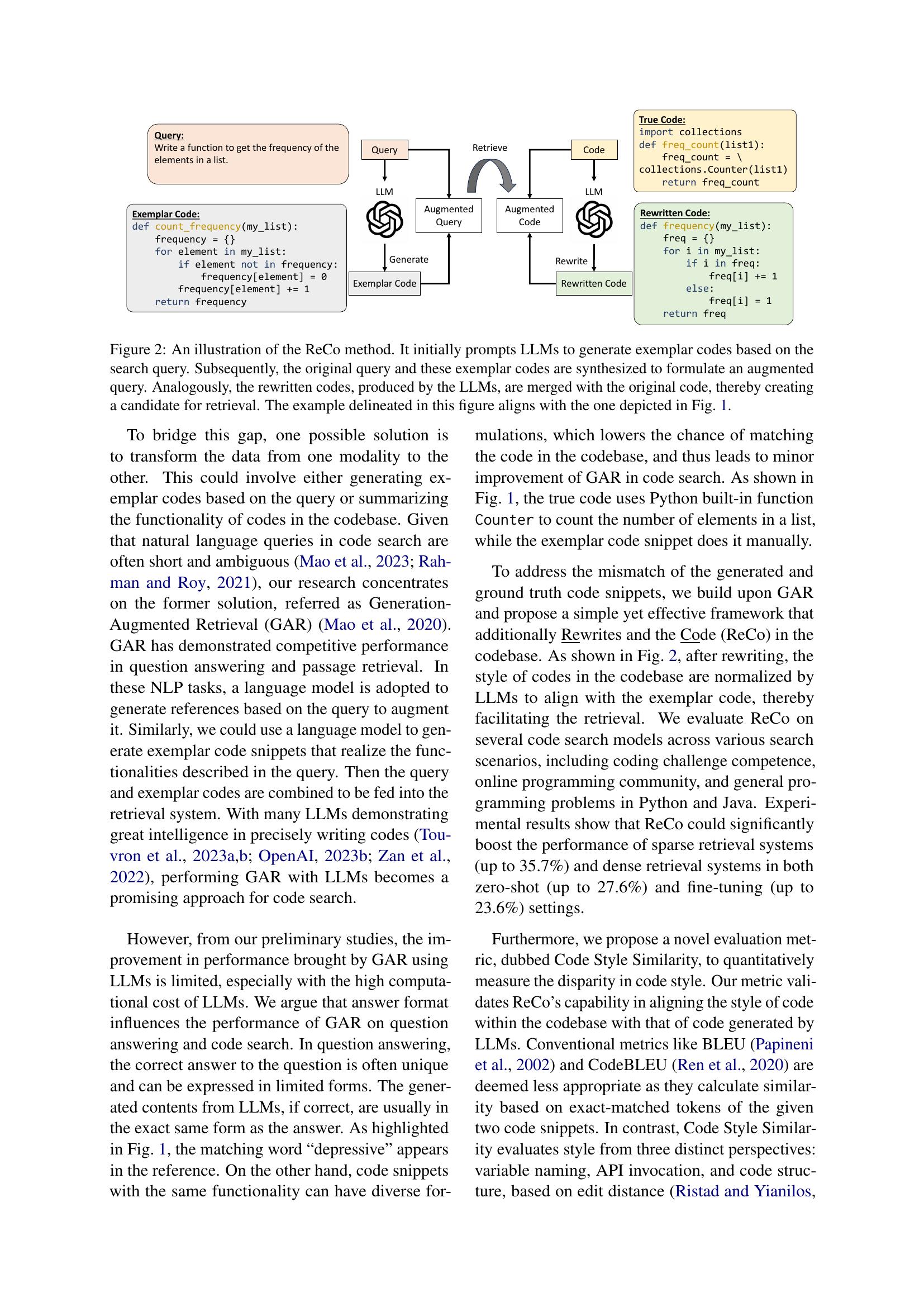 Rewriting the Code: A Simple Method for Large Language Model Augmented ...