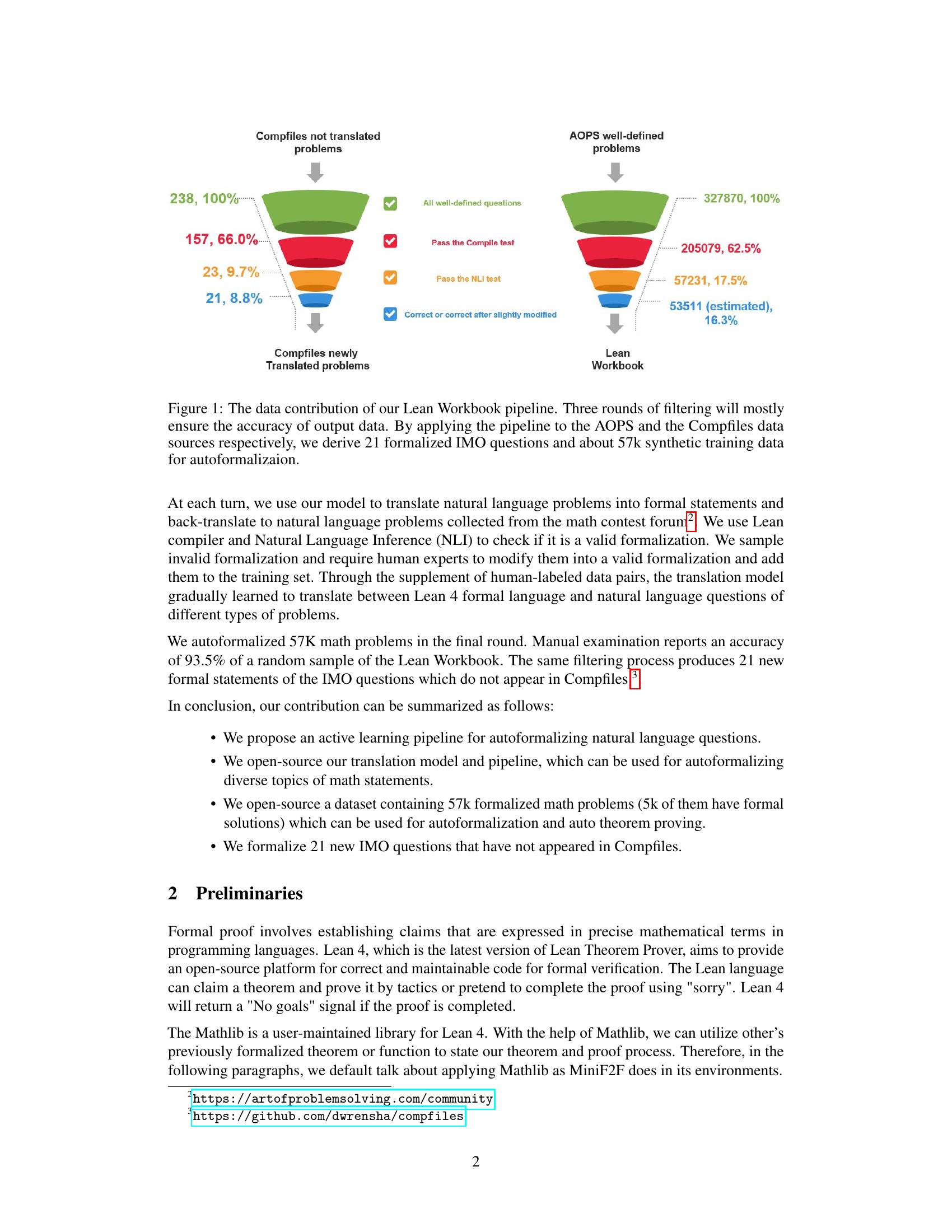 Lean Workbook: A large-scale Lean problem set formalized from natural language math problems - 智 ...