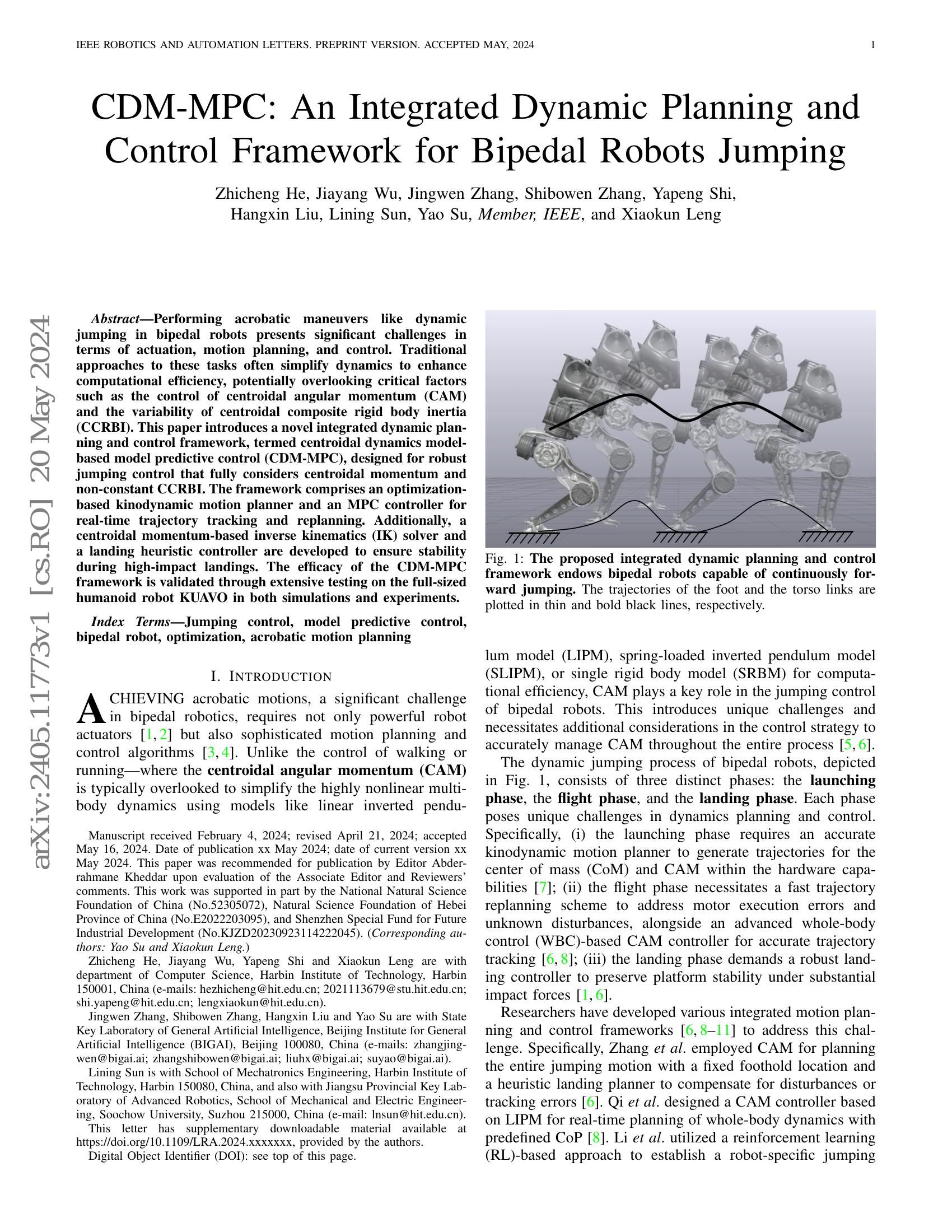 CDM-MPC: An Integrated Dynamic Planning and Control Framework for ...
