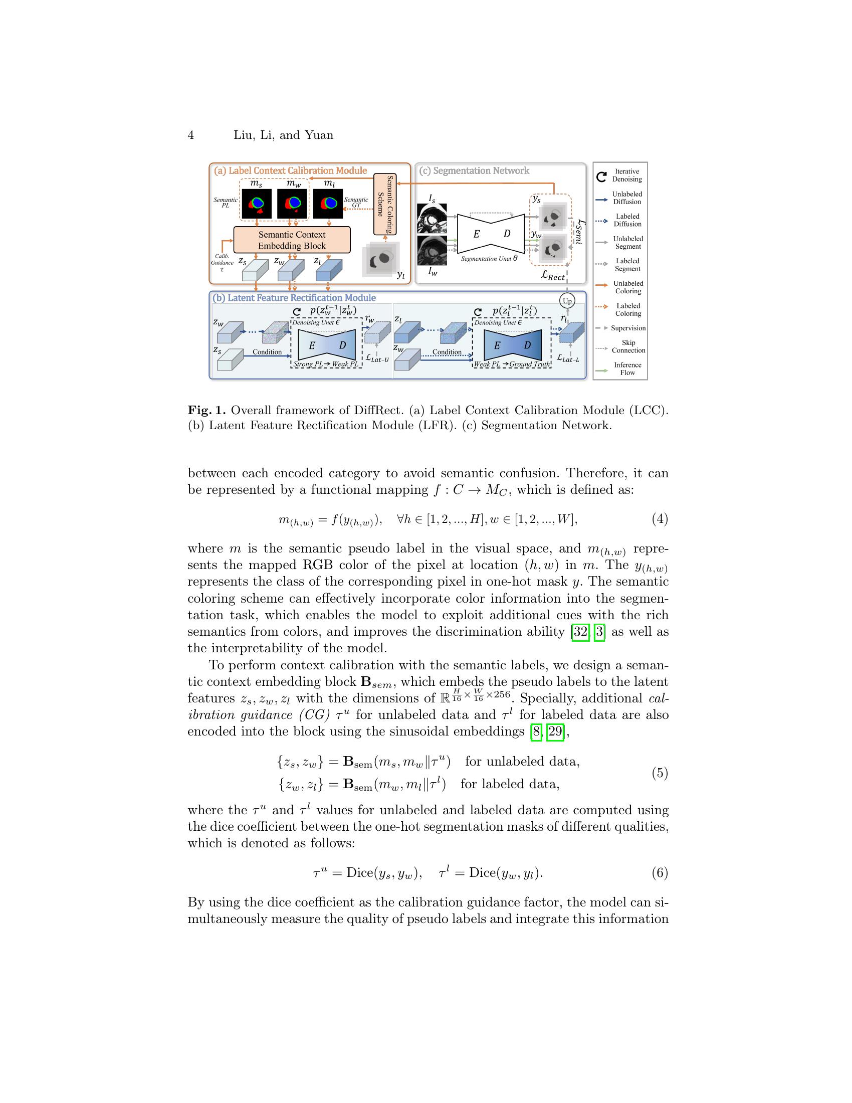 DiffRect: Latent Diffusion Label Rectification for Semi-supervised Medical Image Segmentation ...