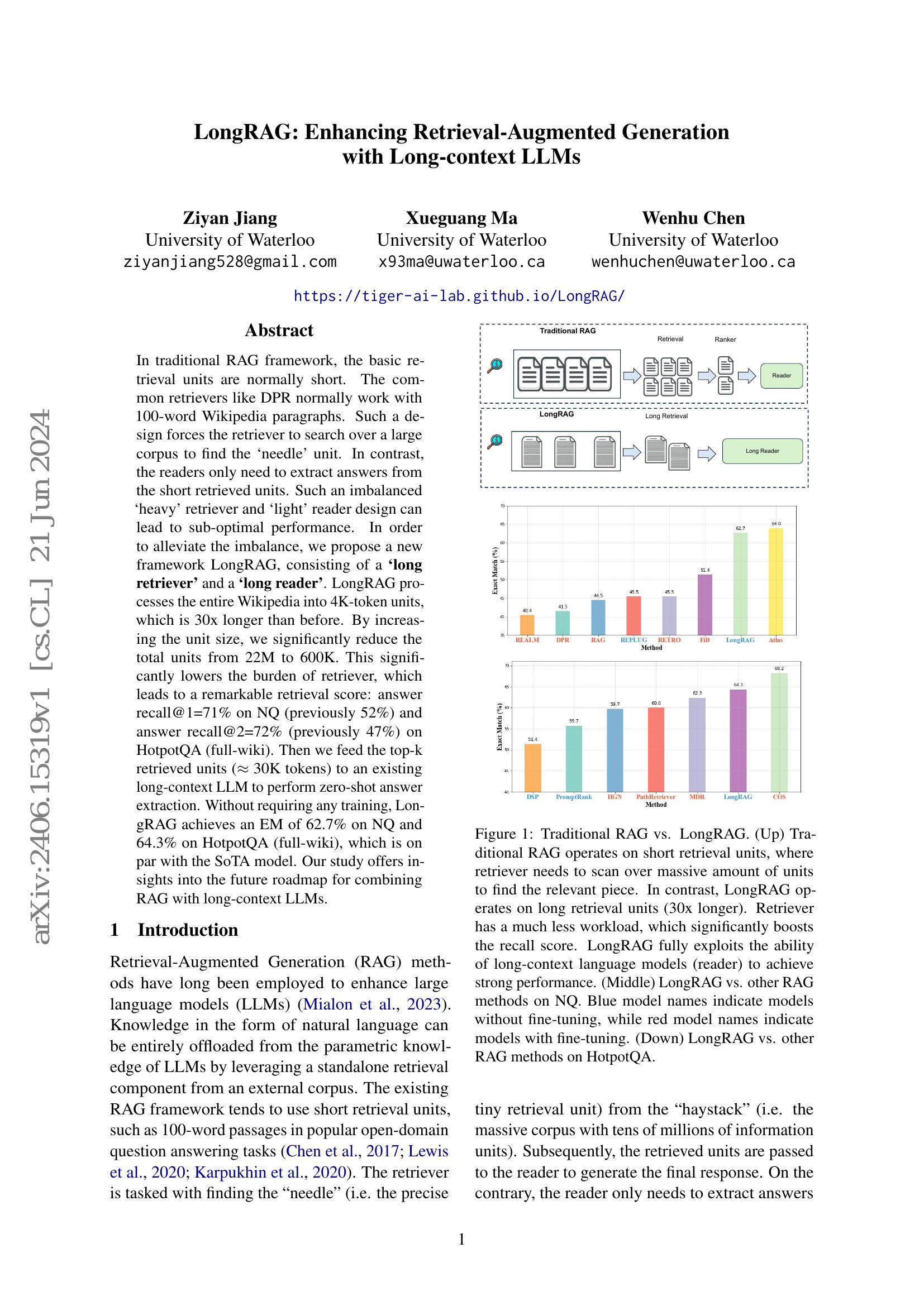 LongRAG: Enhancing Retrieval-Augmented Generation with Long-context LLMs - 智源社区论文
