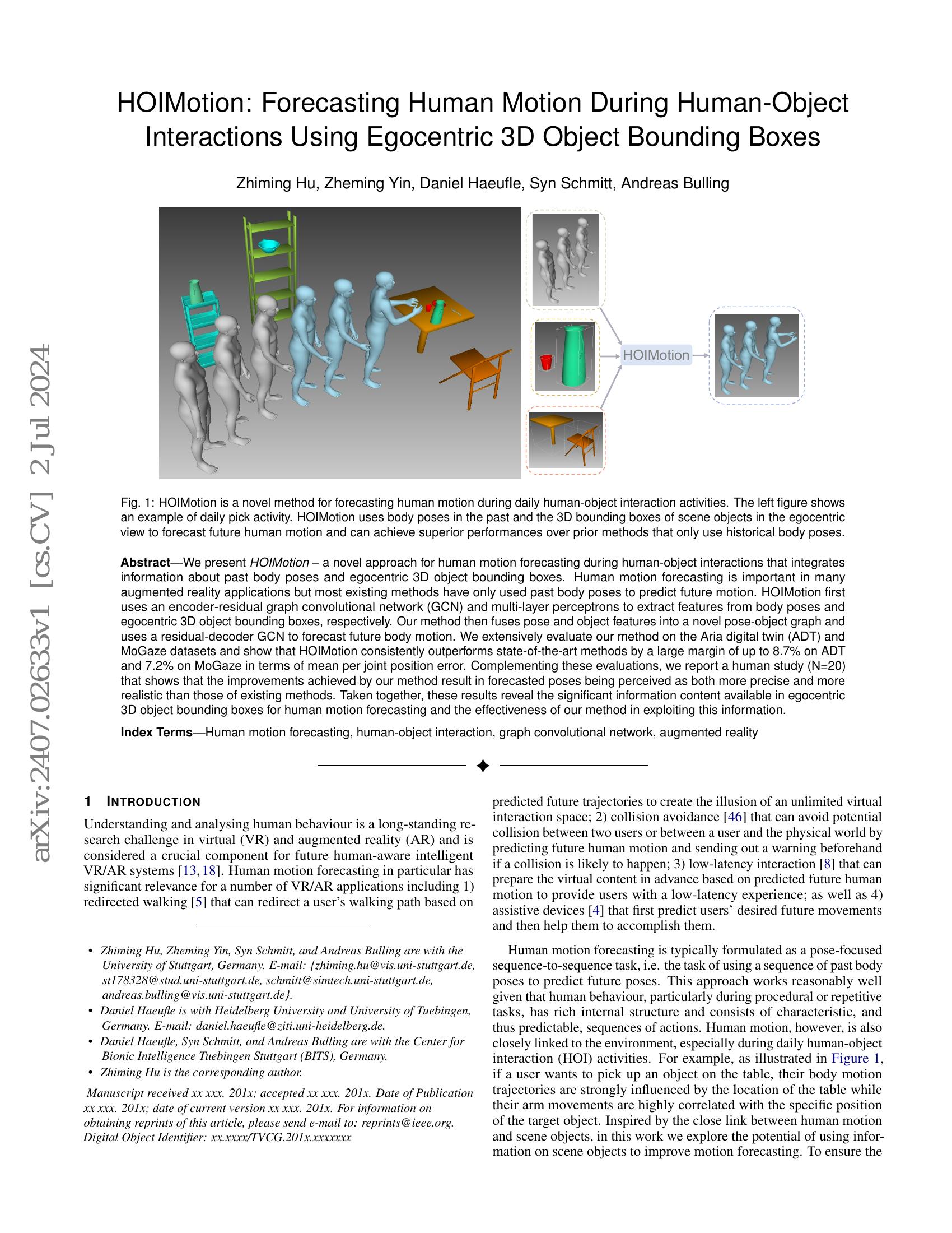 HOIMotion: Forecasting Human Motion During Human-Object Interactions ...