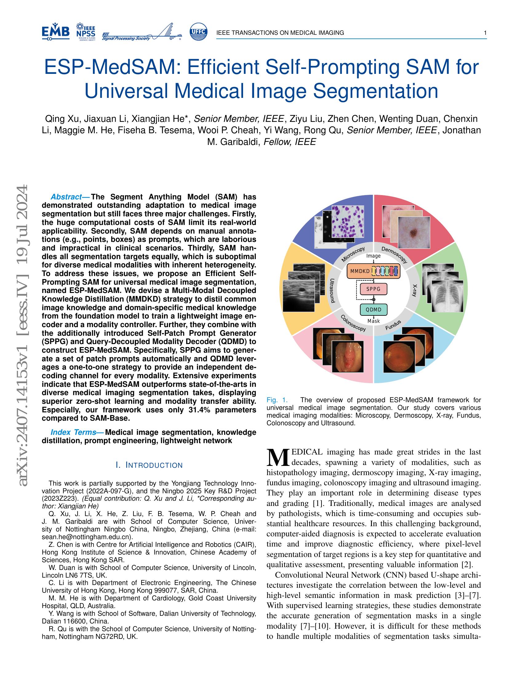 ESP-MedSAM: Efficient Self-Prompting SAM for Universal Domain ...