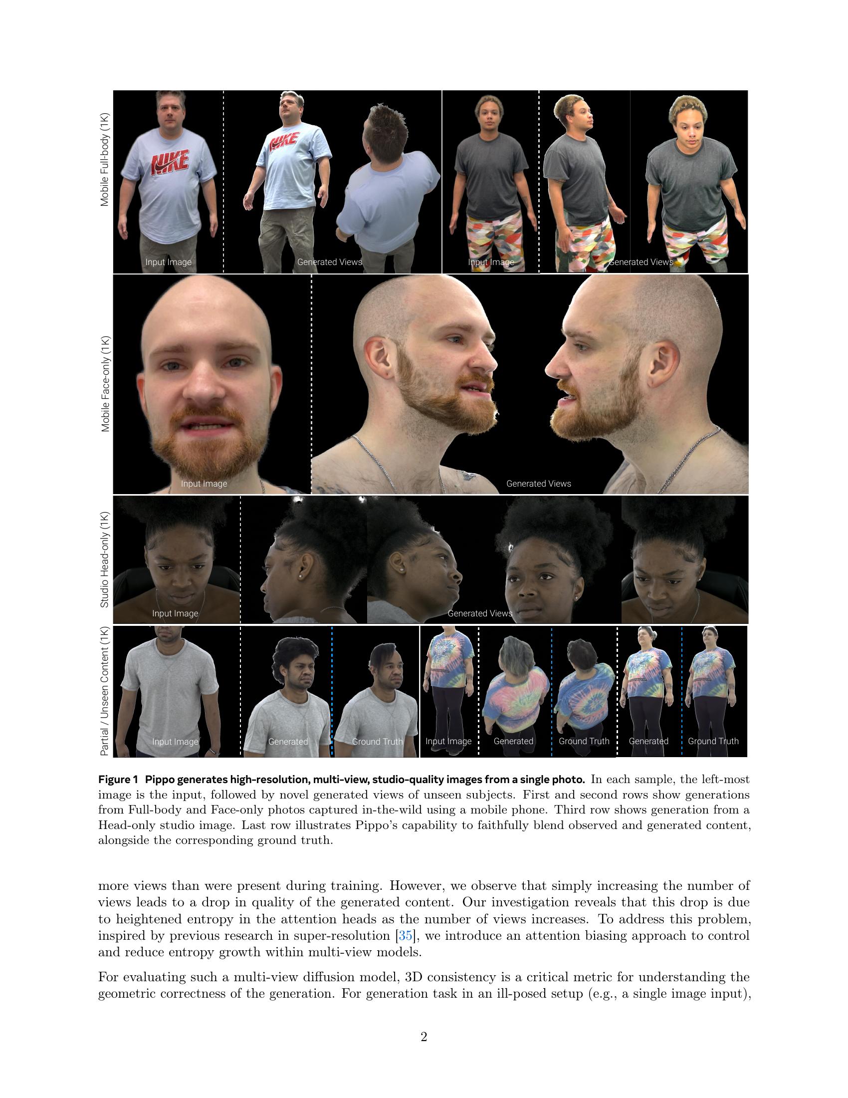 Pippo: High-Resolution Multi-View Humans from a Single Image - 智源社区论文