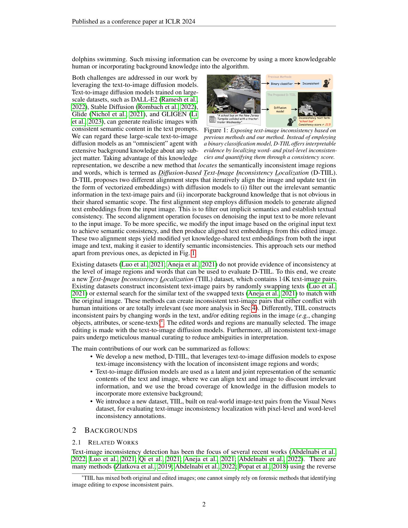 Exposing Text-Image Inconsistency Using Diffusion Models - 智源社区论文