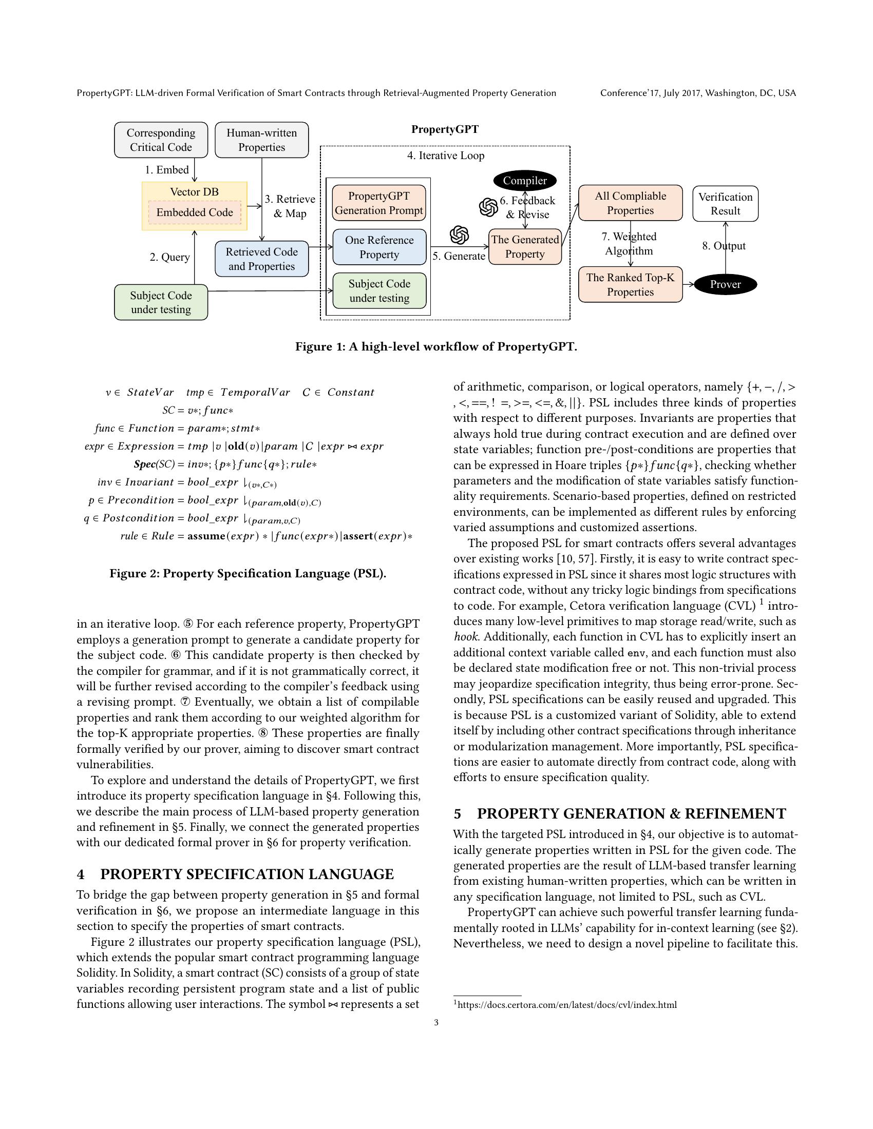 PropertyGPT: LLM-driven Formal Verification of Smart Contracts through Retrieval-Augmented ...