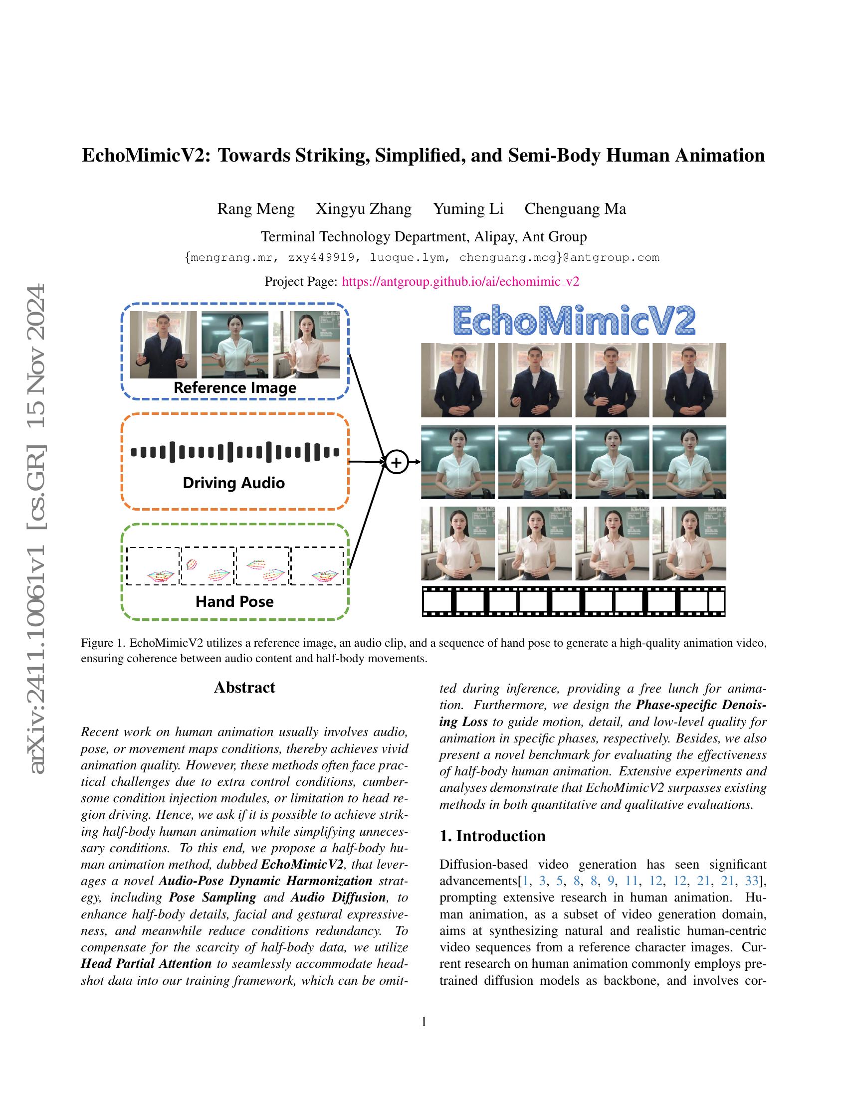 EchoMimicV2: Towards Striking, Simplified, and Semi-Body Human ...