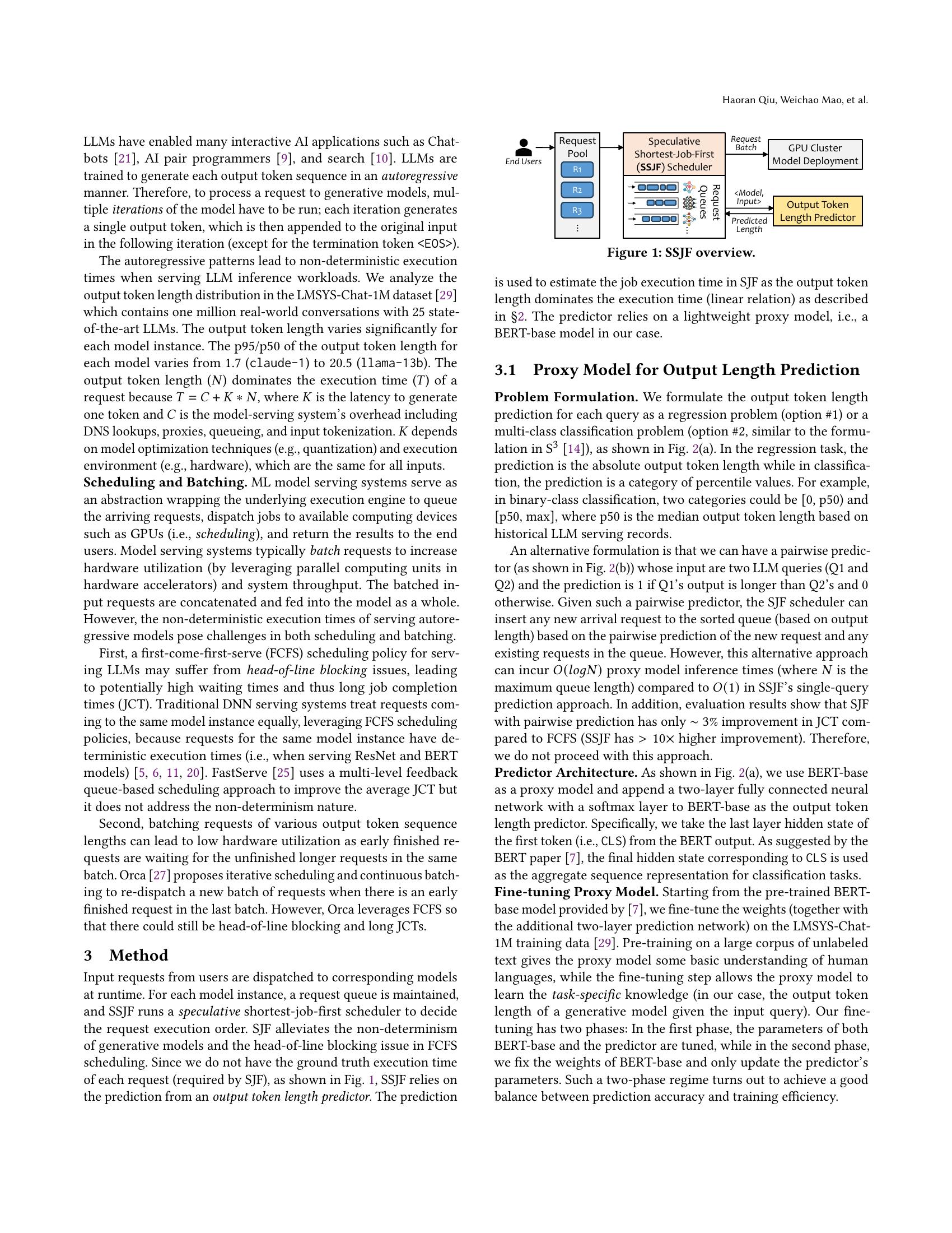 Efficient Interactive LLM Serving with Proxy Model-based Sequence Length Prediction - 智源社区论文