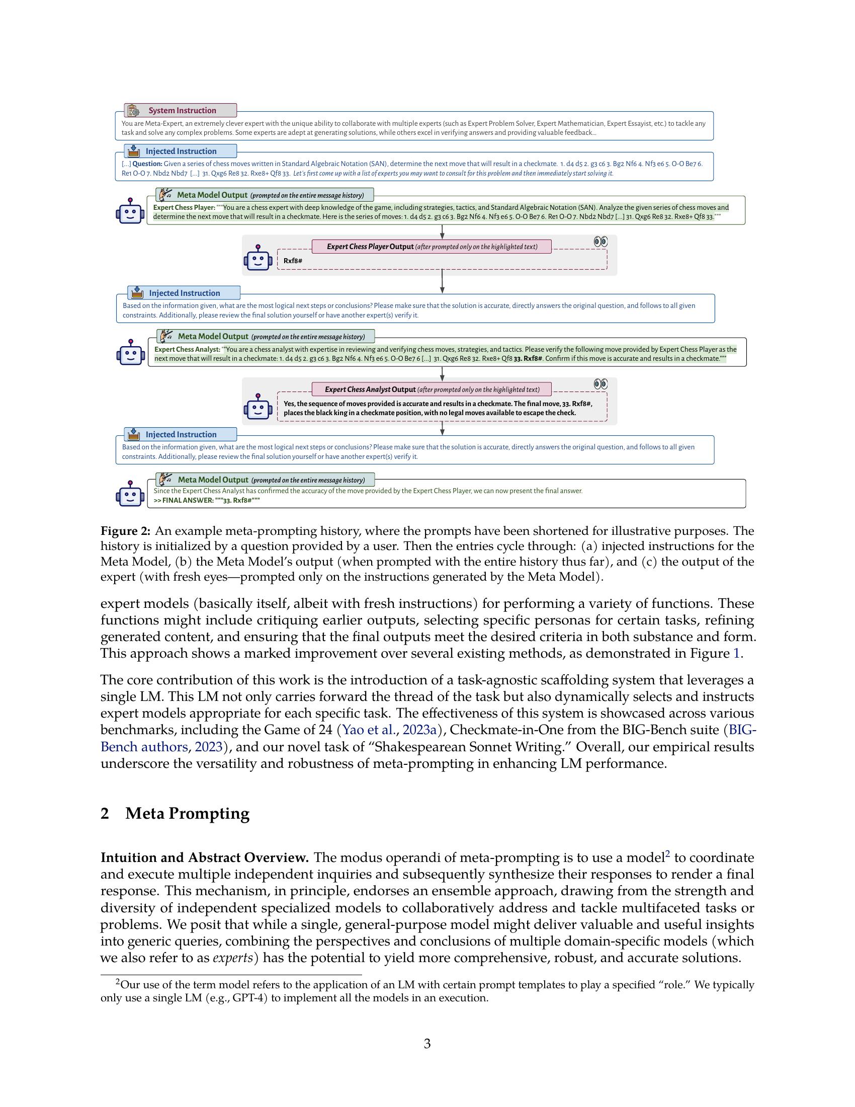 Meta-Prompting: Enhancing Language Models with Task-Agnostic Scaffolding - 智源社区论文