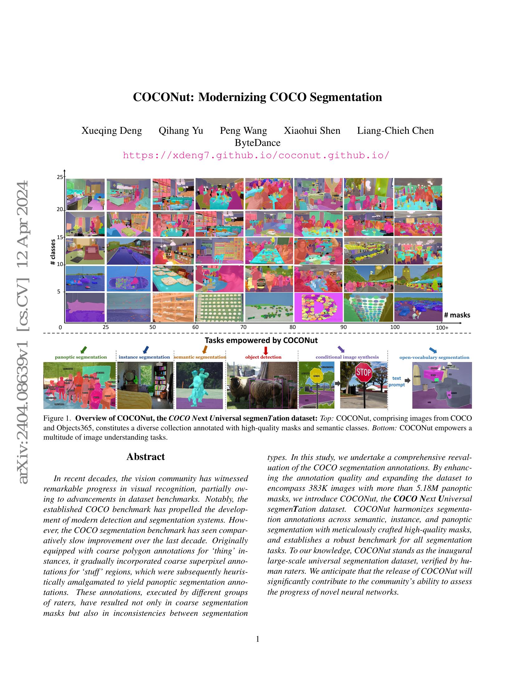 COCONut: Modernizing COCO Segmentation - 智源社区论文