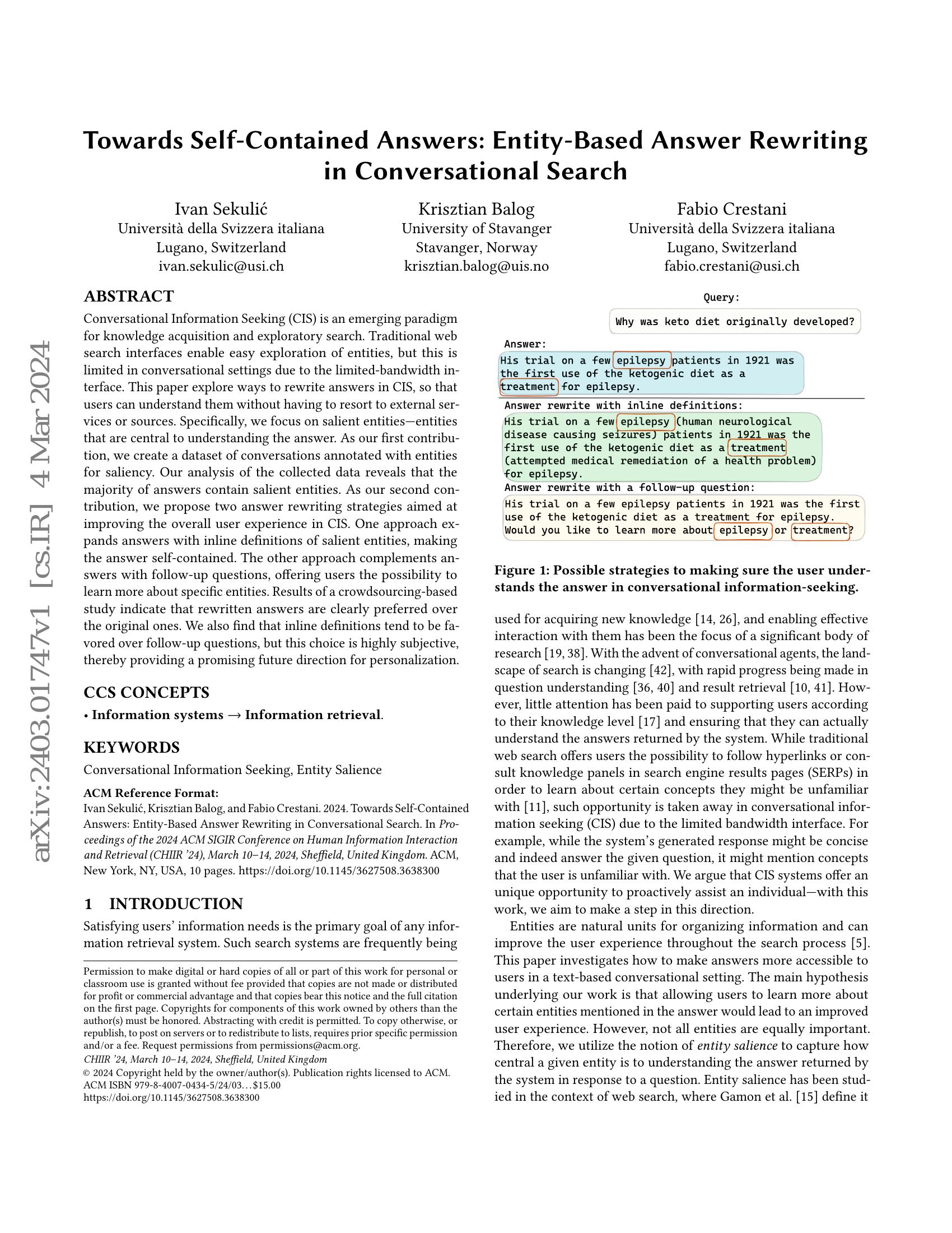 Towards Self-Contained Answers: Entity-Based Answer Rewriting in ...