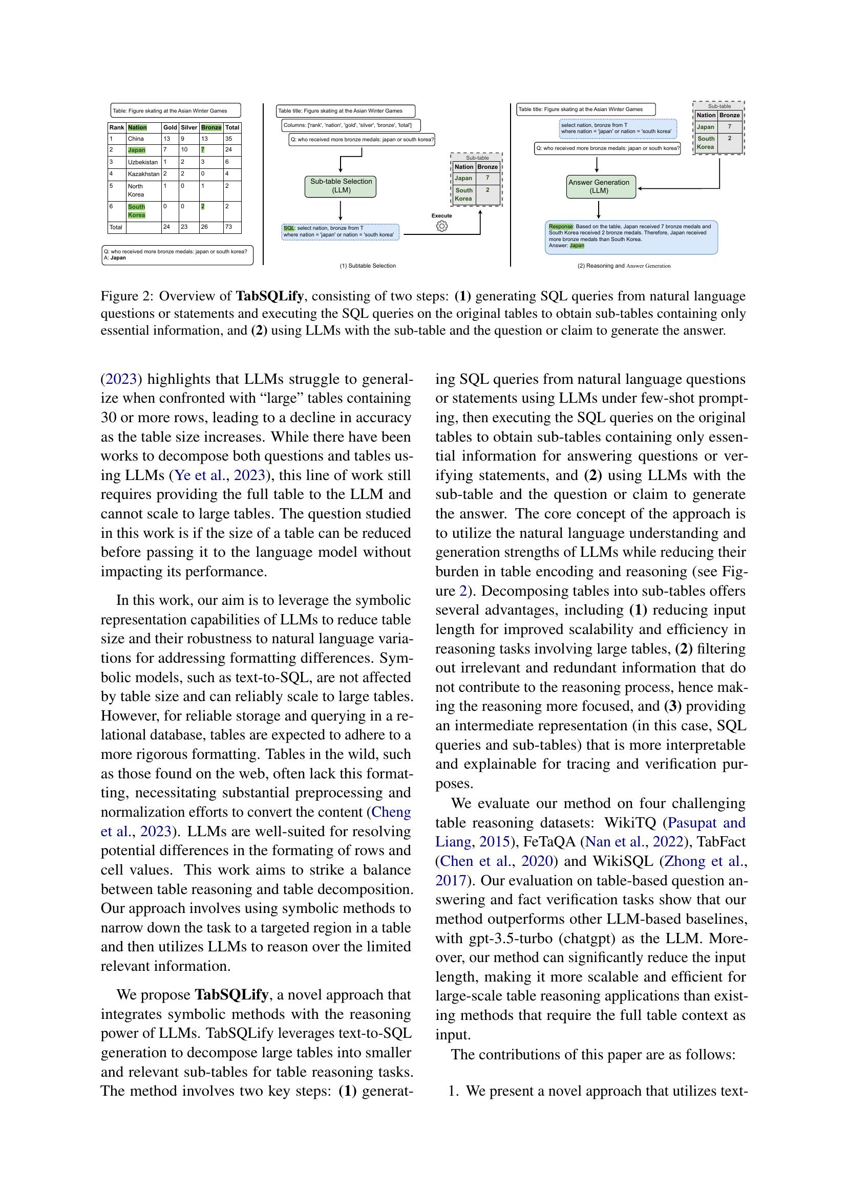 TabSQLify: Enhancing Reasoning Capabilities of LLMs Through Table Decomposition - 智源社区论文