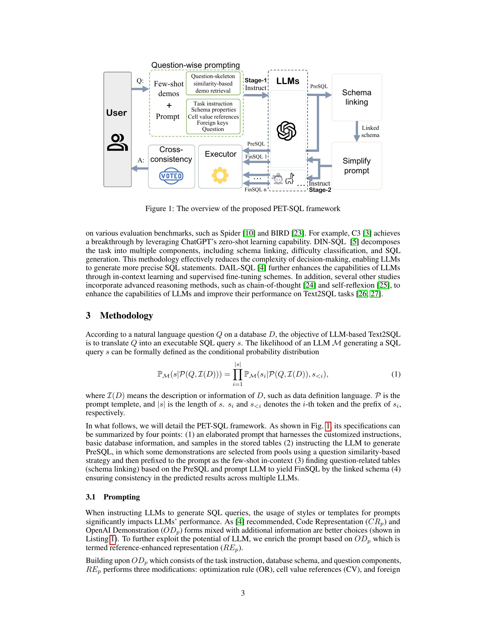 PET-SQL: A Prompt-enhanced Two-stage Text-to-SQL Framework with Cross-consistency - 智源社区论文