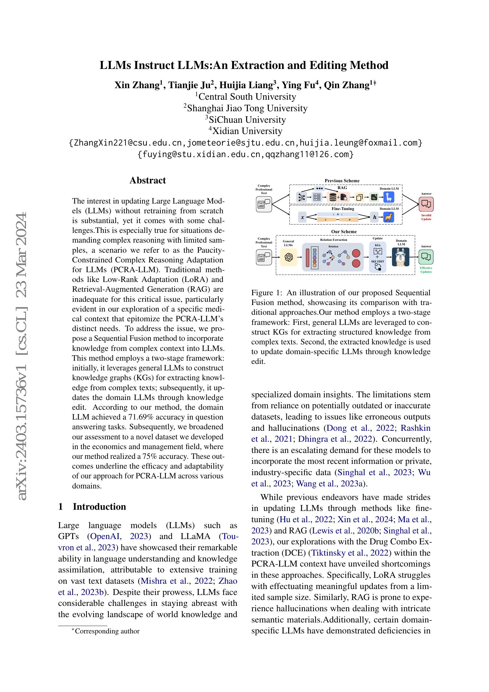 LLMs Instruct LLMs:An Extraction and Editing Method - 智源社区论文
