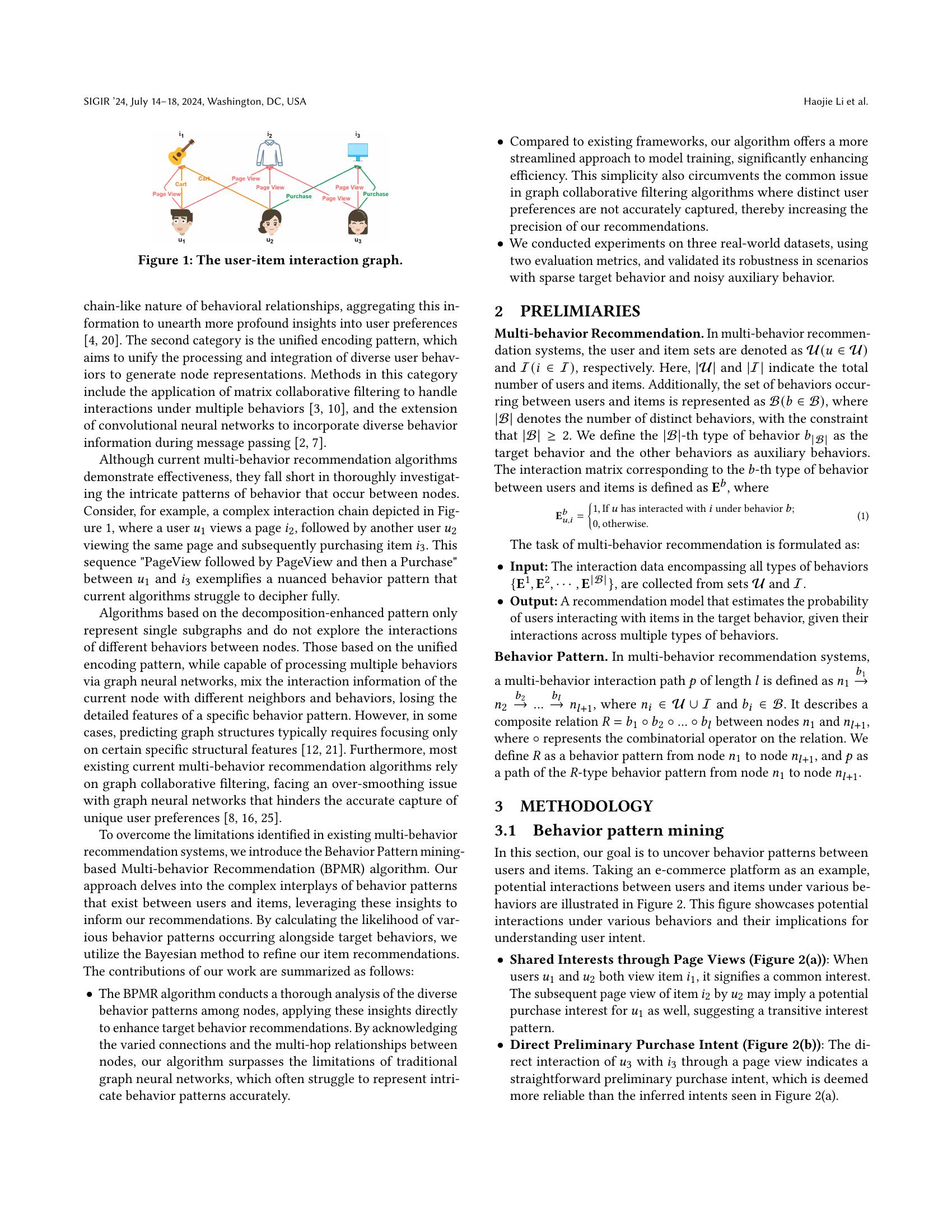 Behavior Pattern Mining-based Multi-Behavior Recommendation - 智源社区论文