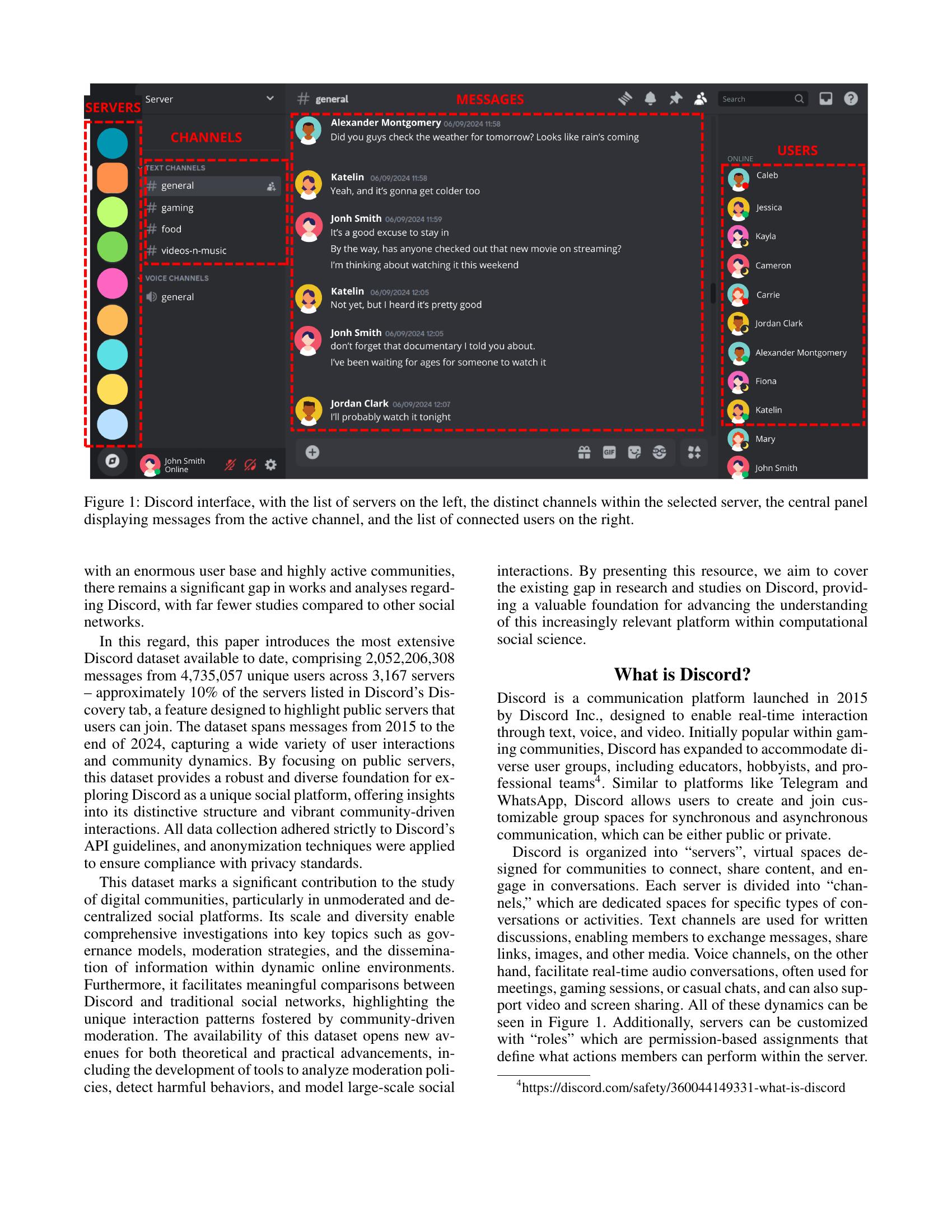 Discord Unveiled: A Comprehensive Dataset of Public Communication (2015 ...