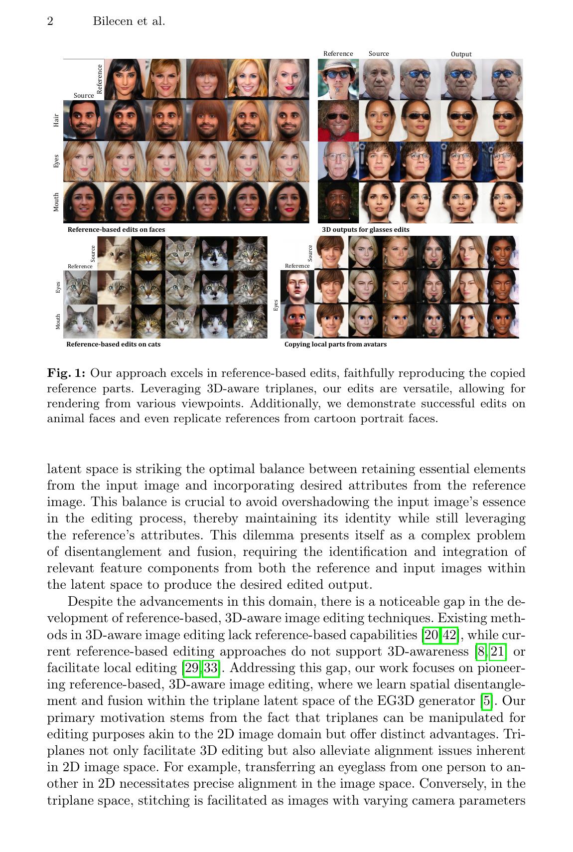 Reference-Based 3D-Aware Image Editing with Triplane - 智源社区论文