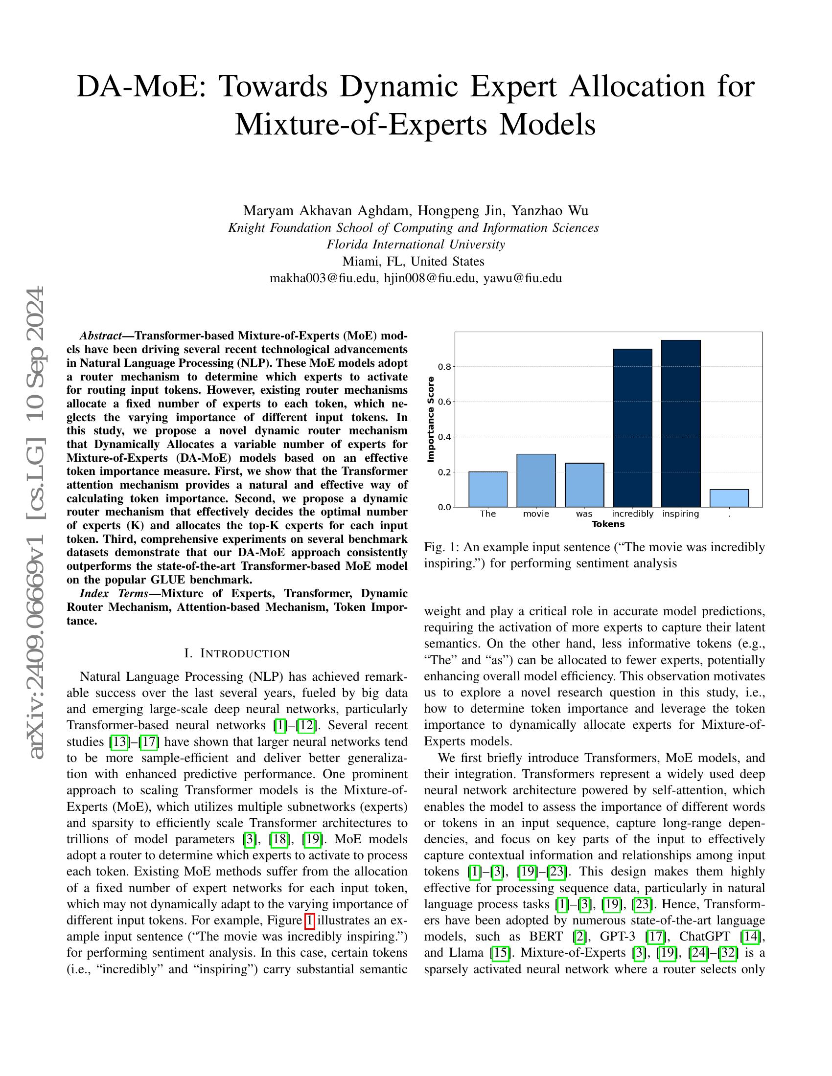 DA-MoE: Towards Dynamic Expert Allocation for Mixture-of-Experts Models ...