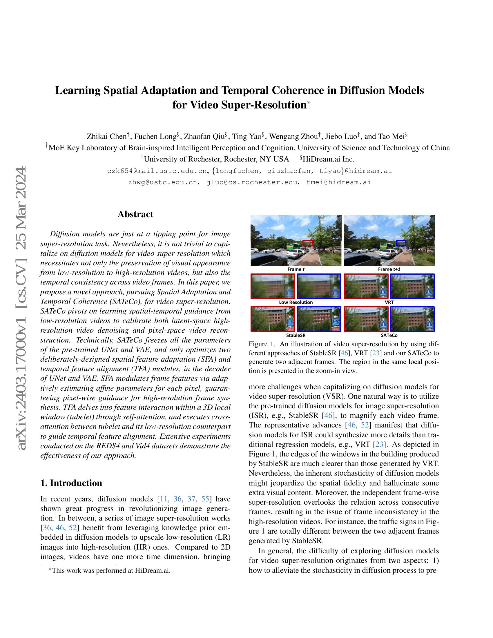 Learning Spatial Adaptation and Temporal Coherence in Diffusion Models ...