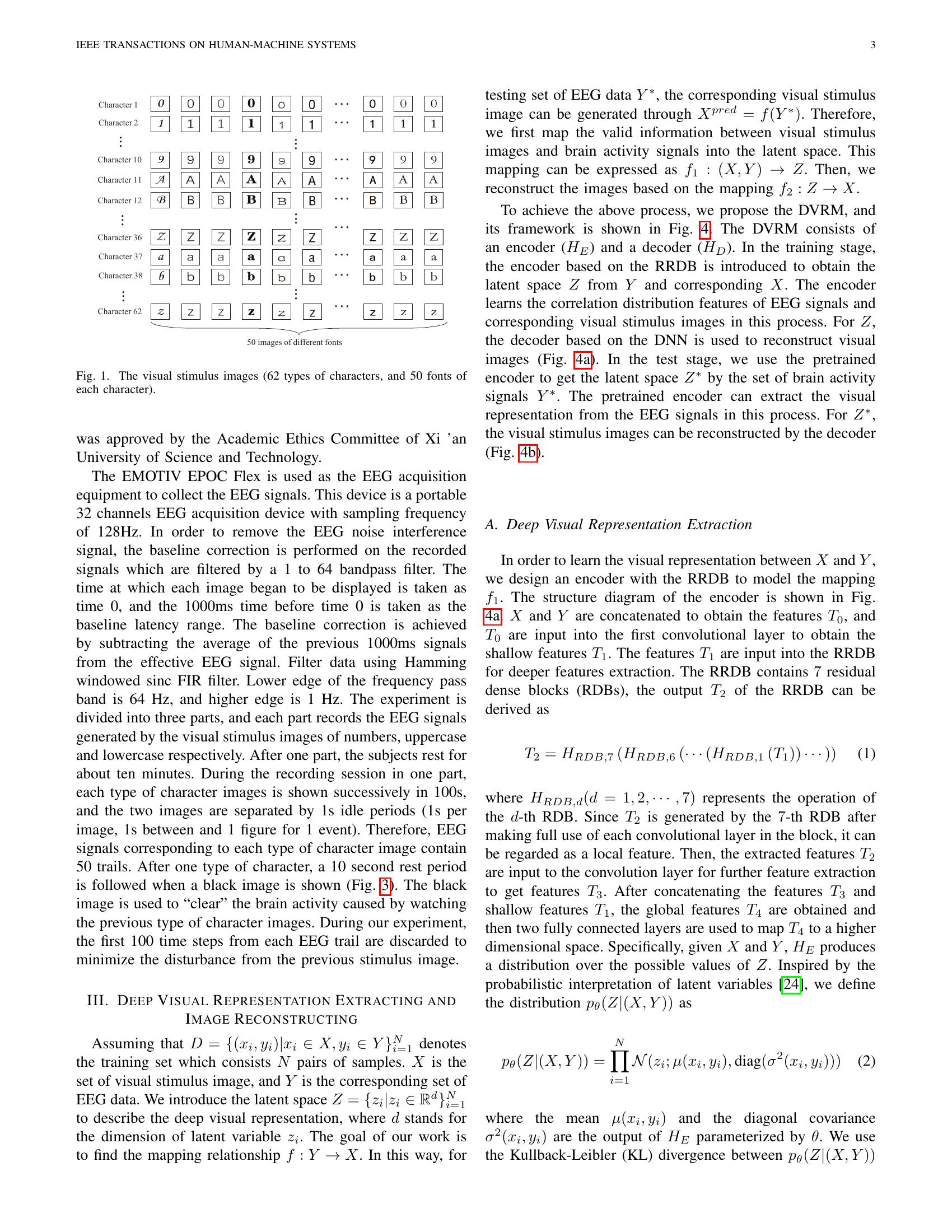 Reconstructing Visual Stimulus Images from EEG Signals Based on Deep Visual Representation Model ...