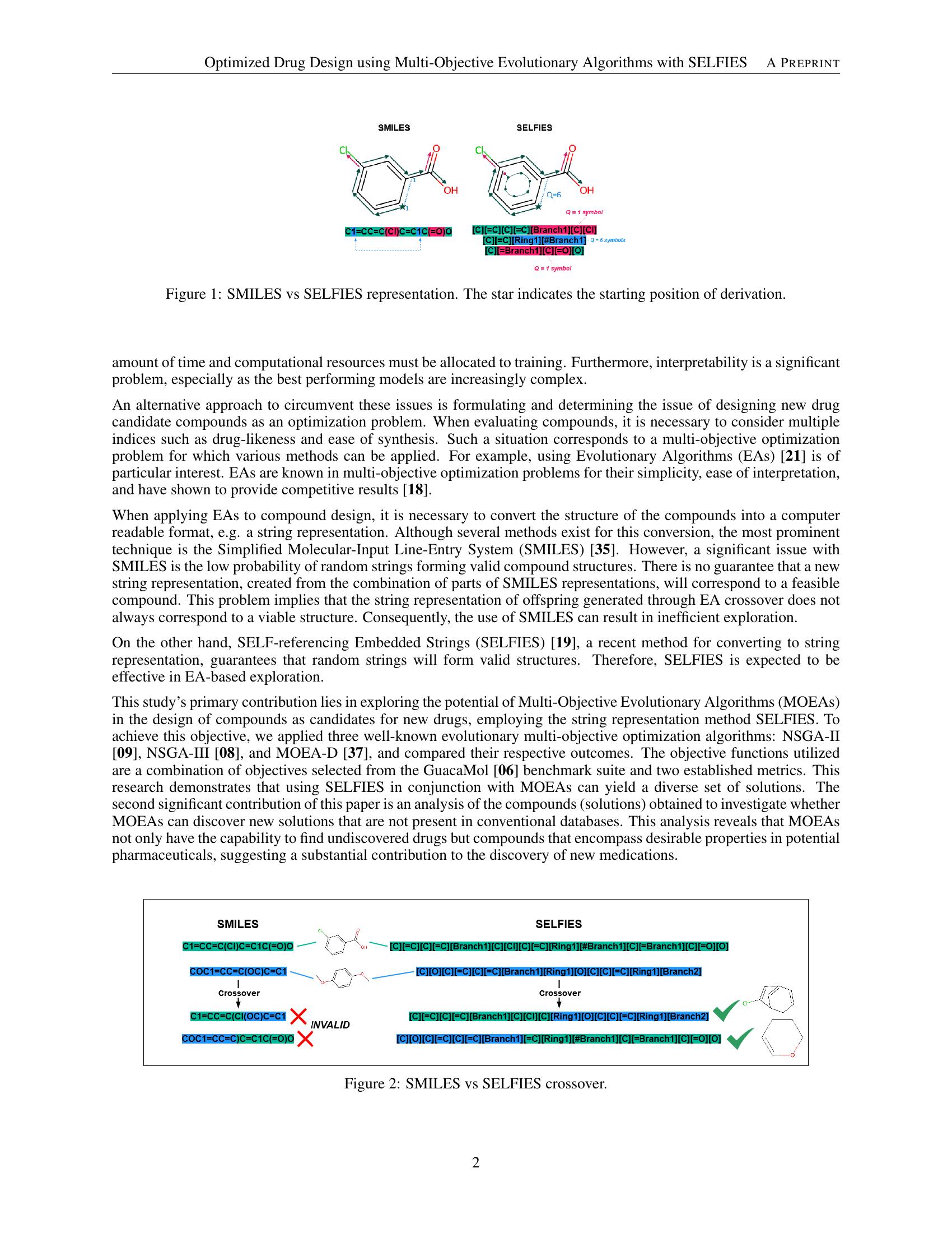 Optimized Drug Design using Multi-Objective Evolutionary Algorithms ...
