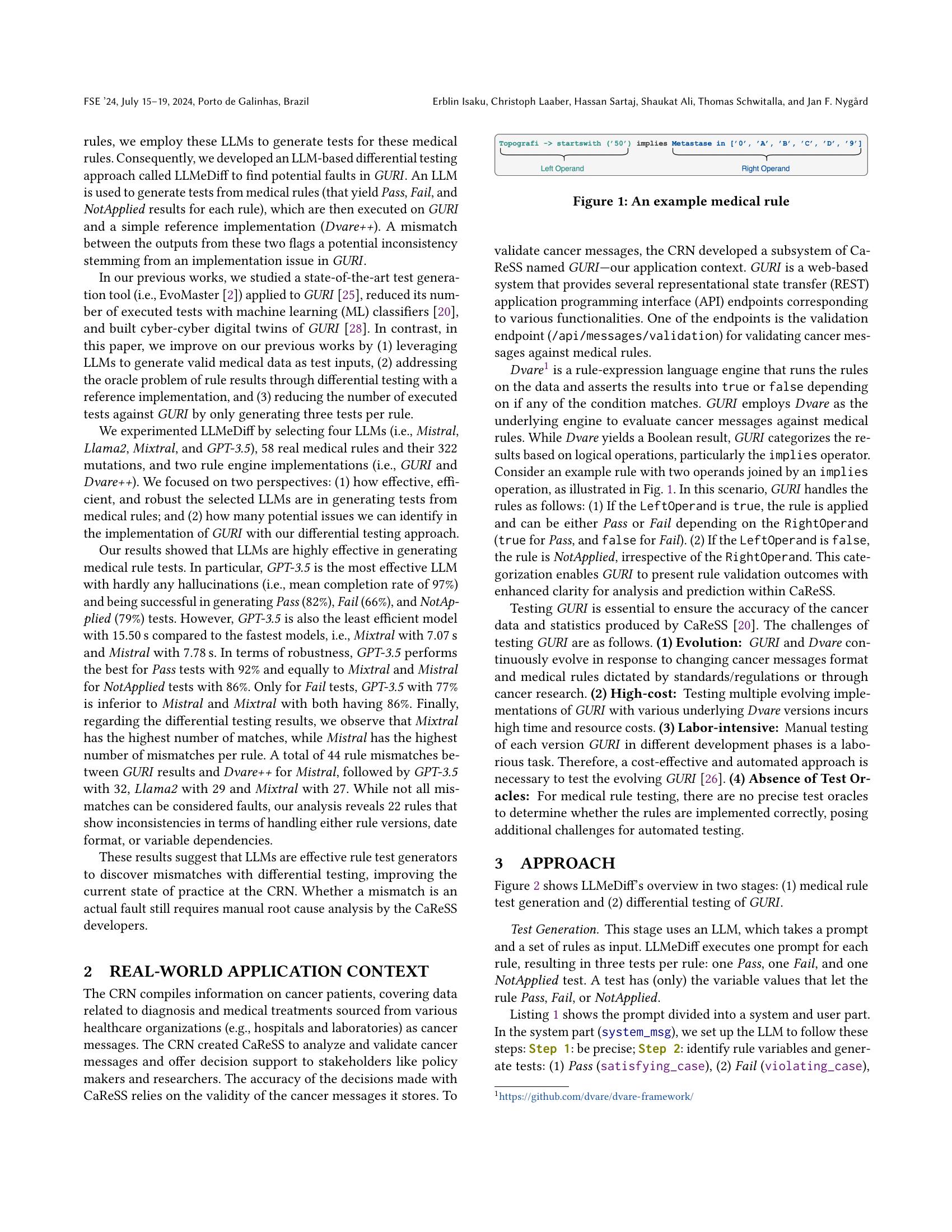 LLMs in the Heart of Differential Testing: A Case Study on a Medical ...