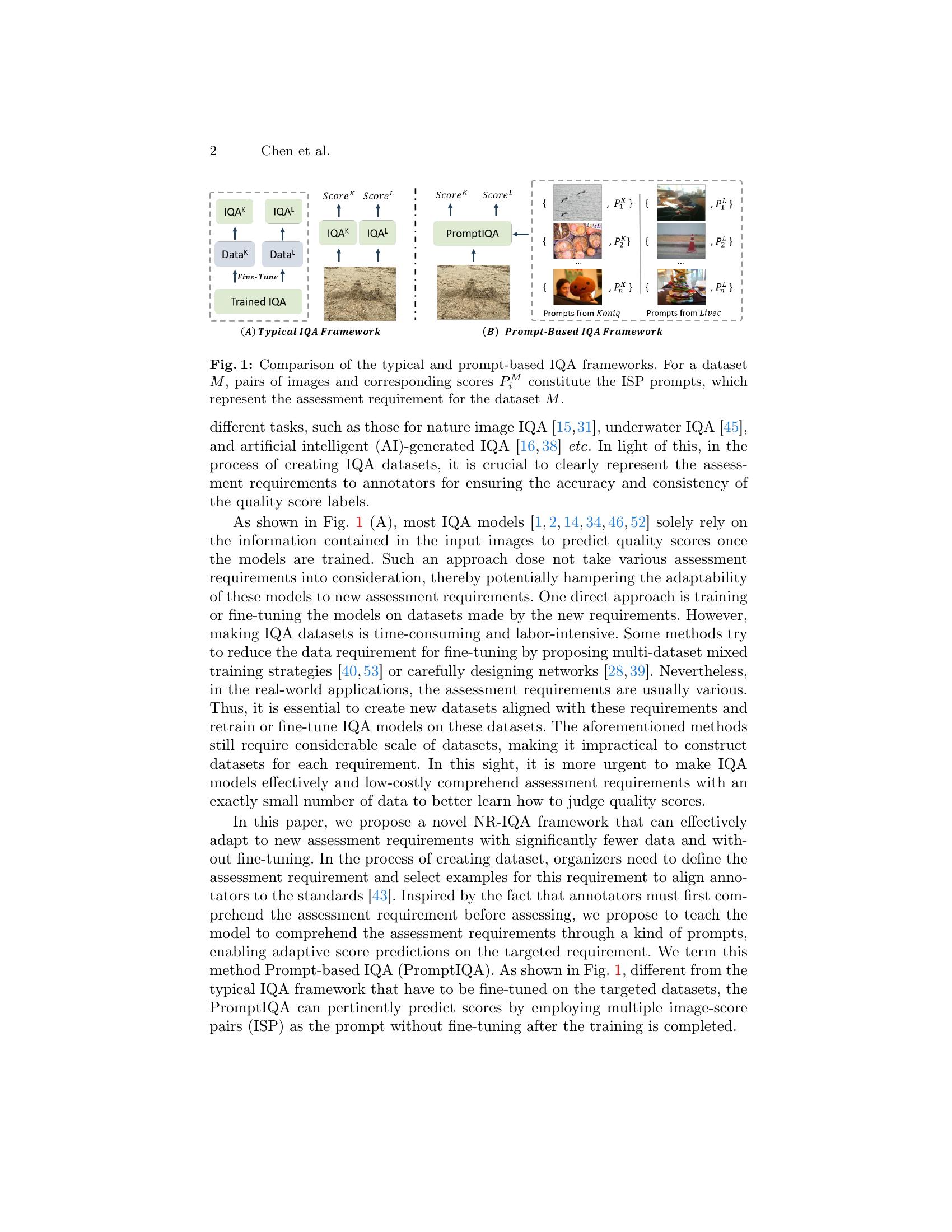 PromptIQA: Boosting the Performance and Generalization for No-Reference Image Quality Assessment ...