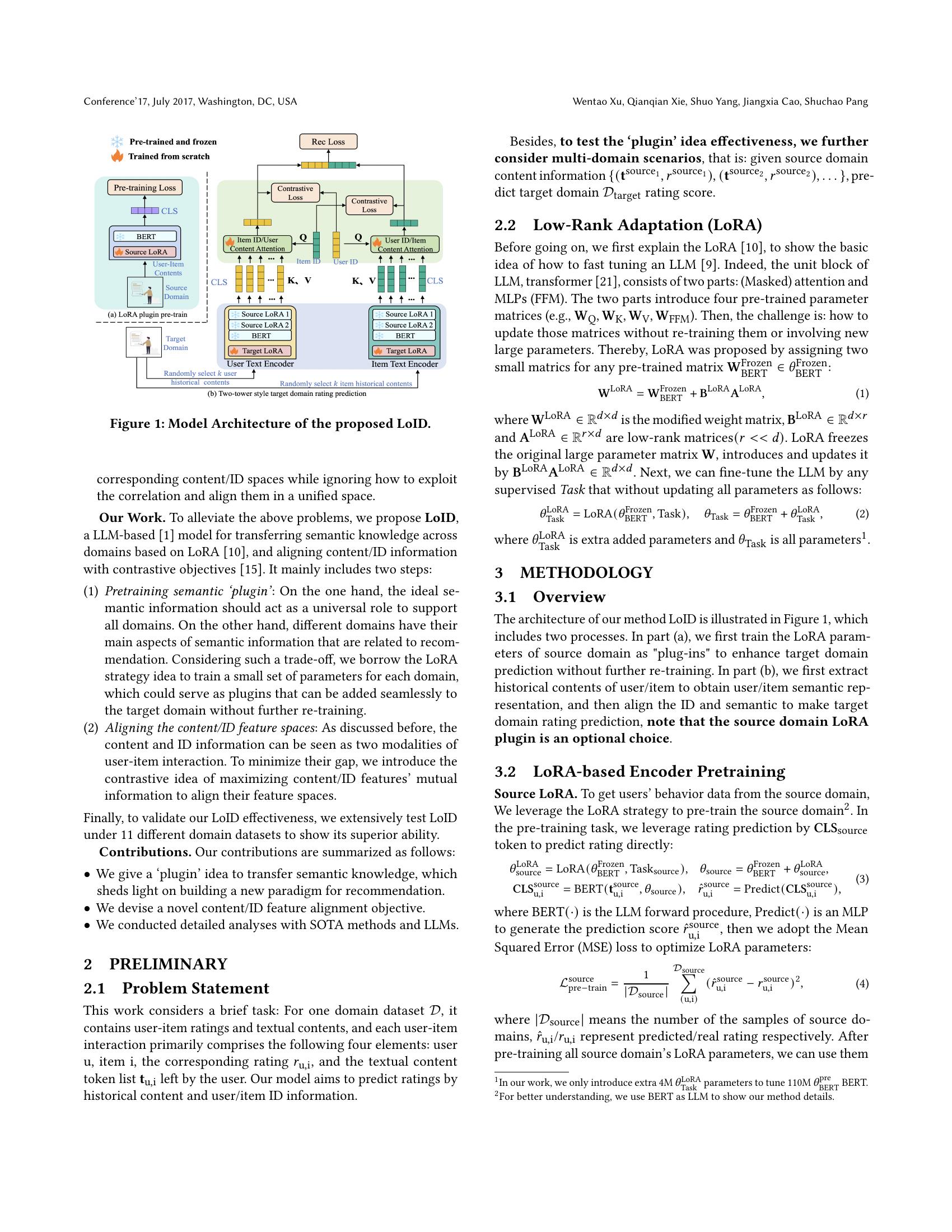 Enhancing Content-based Recommendation via Large Language Model - 智源社区论文