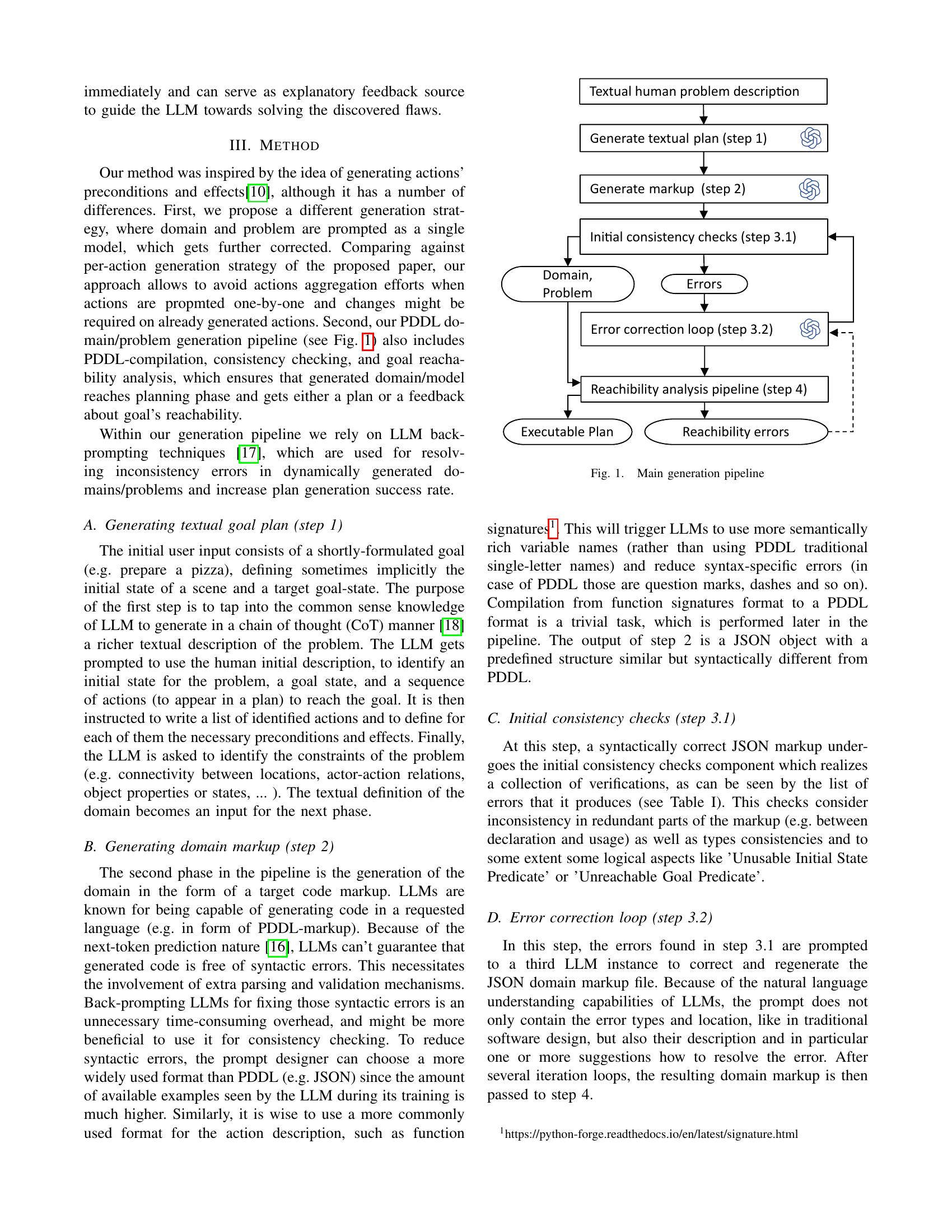 Generating consistent PDDL domains with Large Language Models - 智源社区论文
