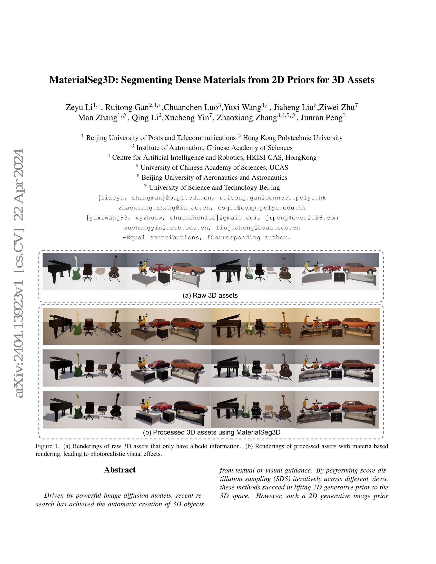 MaterialSeg3D: Segmenting Dense Materials from 2D Priors for 3D Assets ...