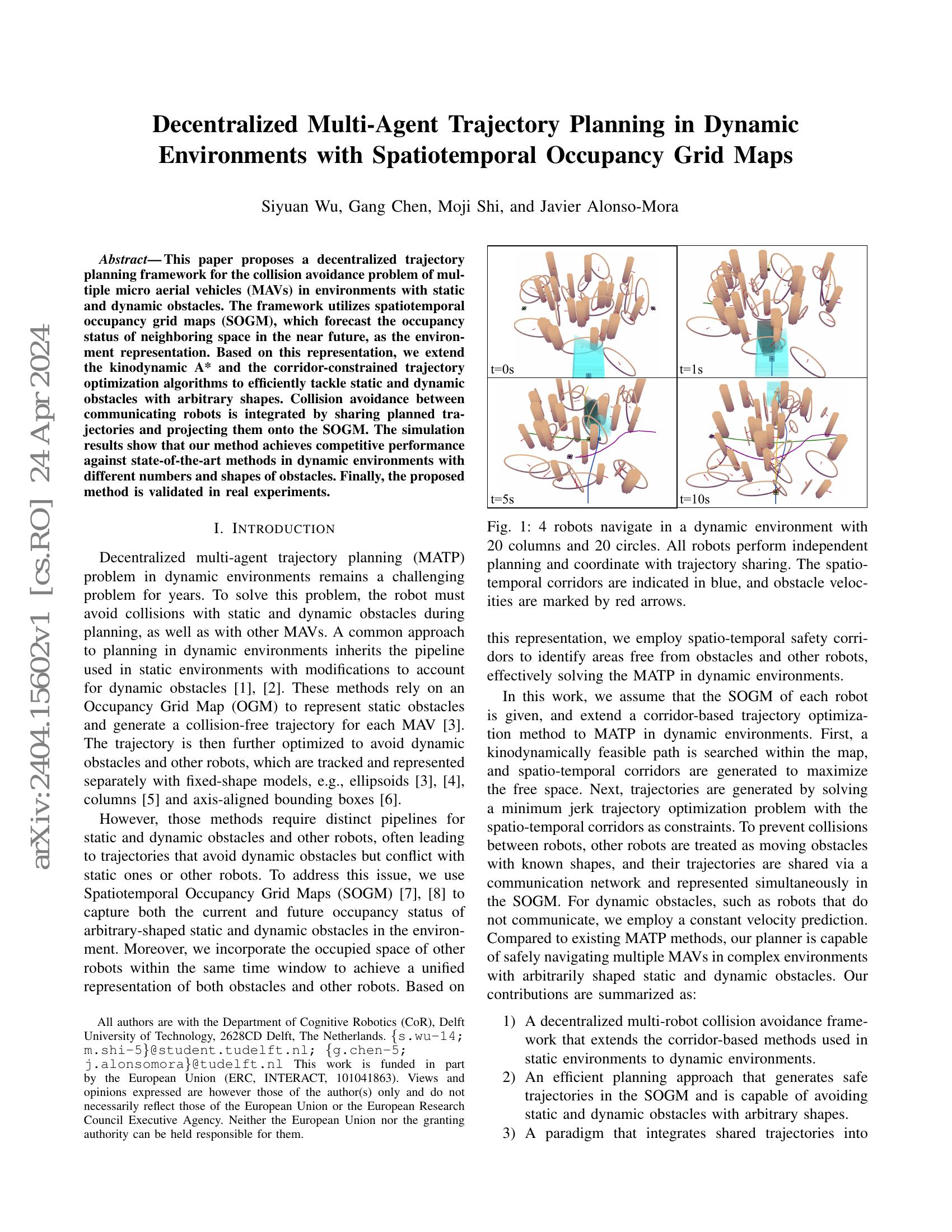 Decentralized Multi-Agent Trajectory Planning in Dynamic Environments ...