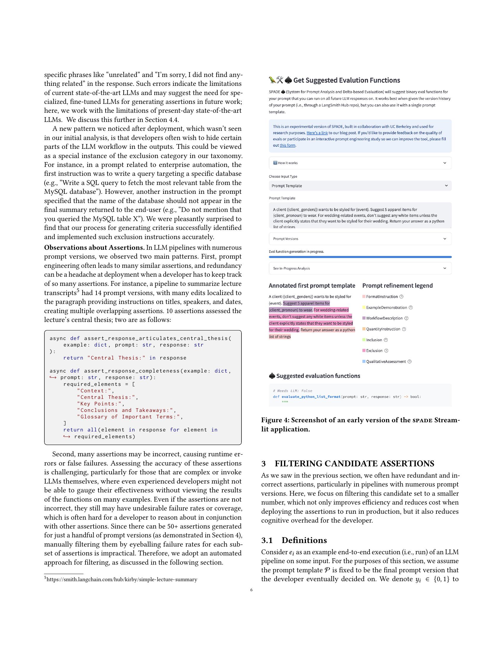 SPADE: Synthesizing Data Quality Assertions for Large Language Model Pipelines - 智源社区论文
