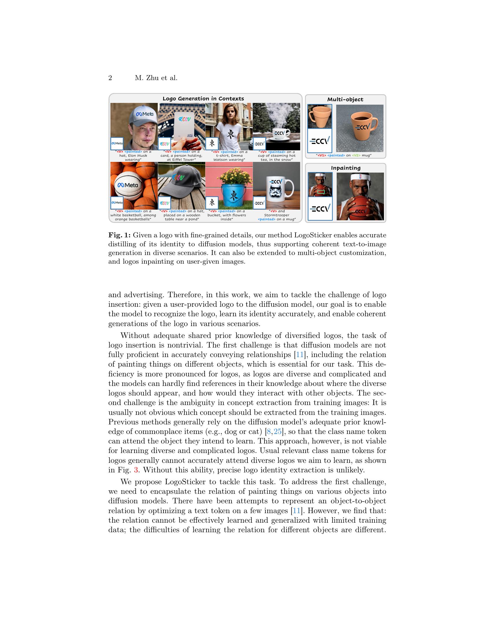 LogoSticker: Inserting Logos into Diffusion Models for Customized Generation - 智源社区论文