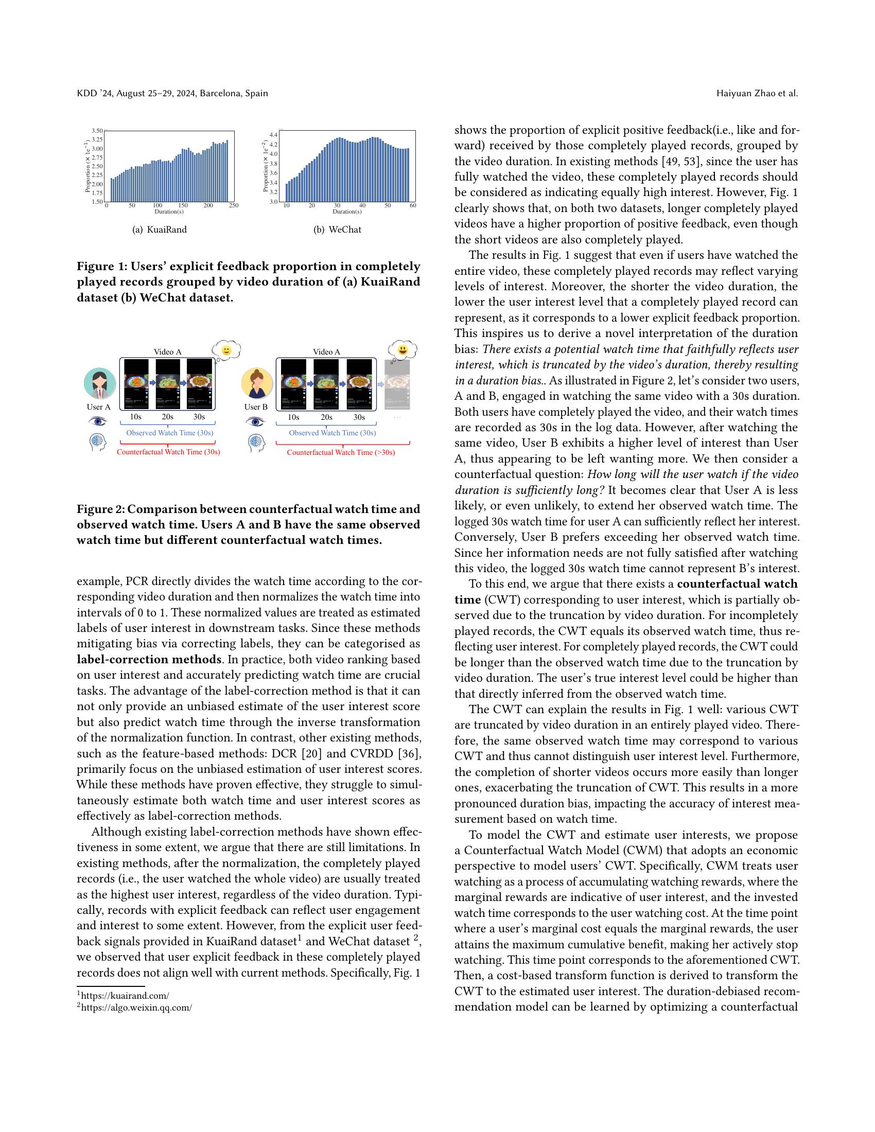 Counteracting Duration Bias in Video Recommendation via Counterfactual ...