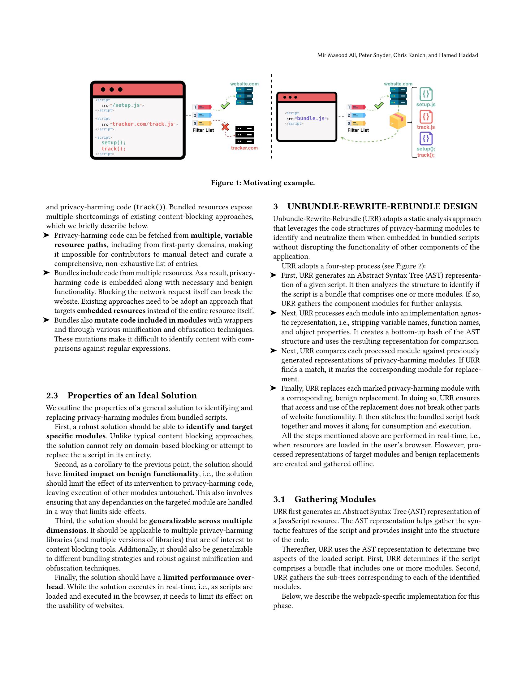 Unbundle-Rewrite-Rebundle: Runtime Detection and Rewriting of Privacy ...