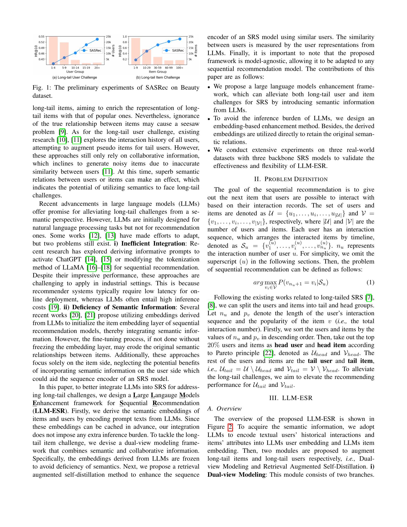 Large Language Models Enhanced Sequential Recommendation for Long-tail User and Item - 智源社区论文