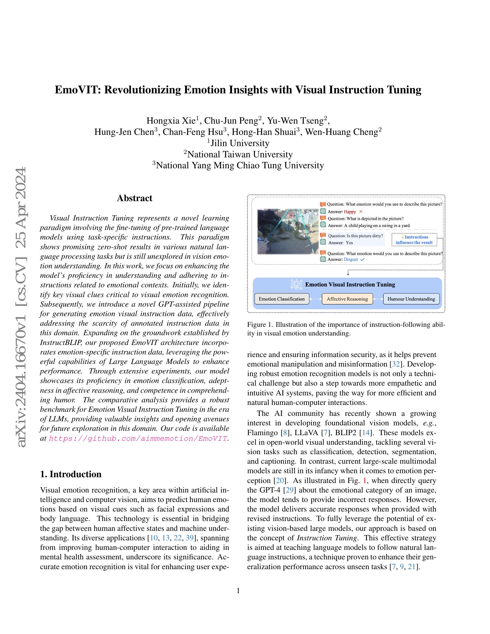 EmoVIT: Revolutionizing Emotion Insights with Visual Instruction Tuning ...