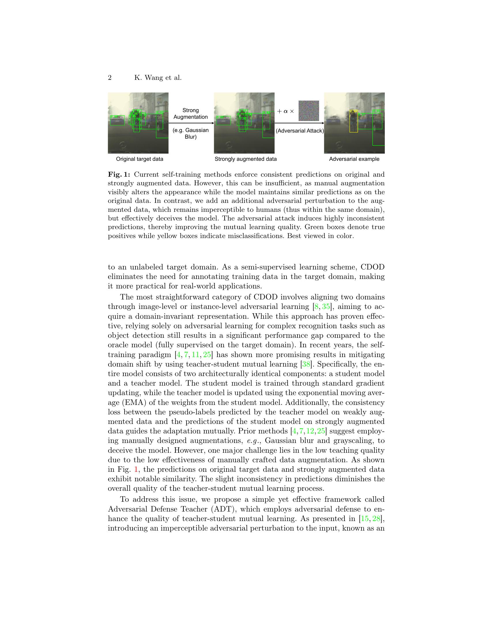 Adversarial Defense Teacher for Cross-Domain Object Detection under ...