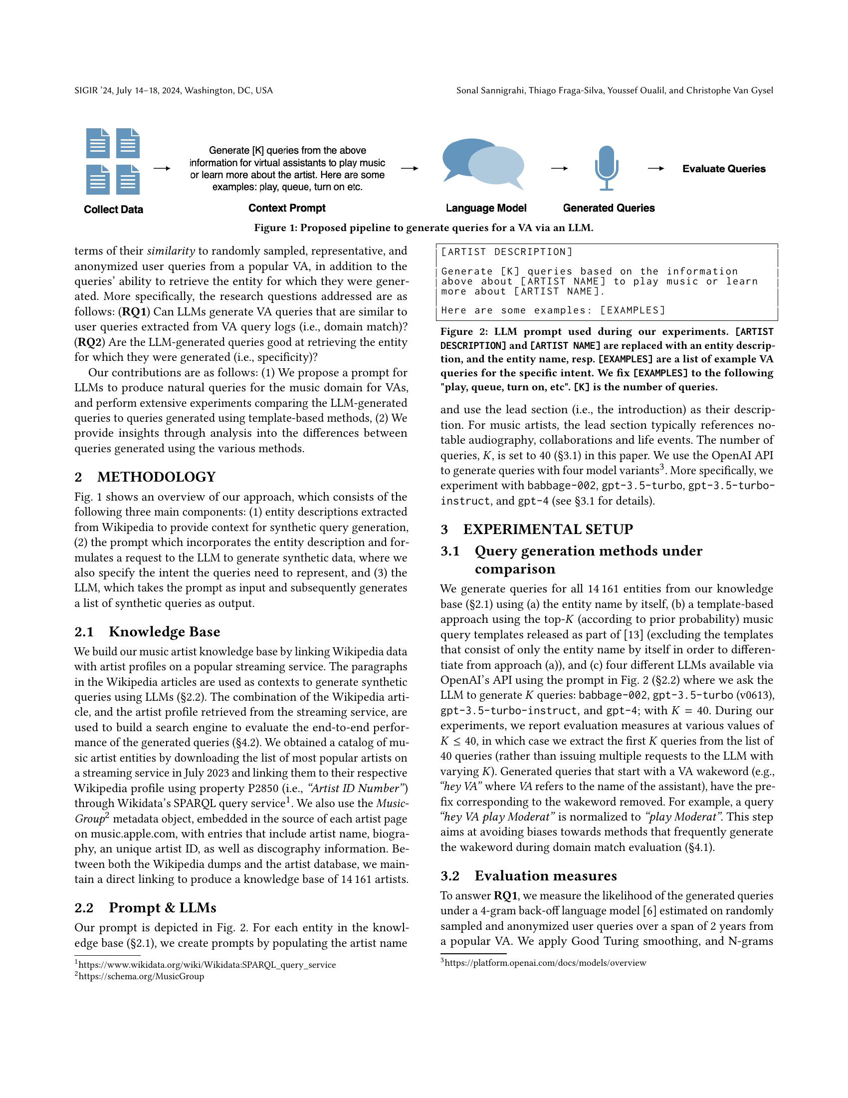 Synthetic Query Generation using Large Language Models for Virtual Assistants - 智源社区论文