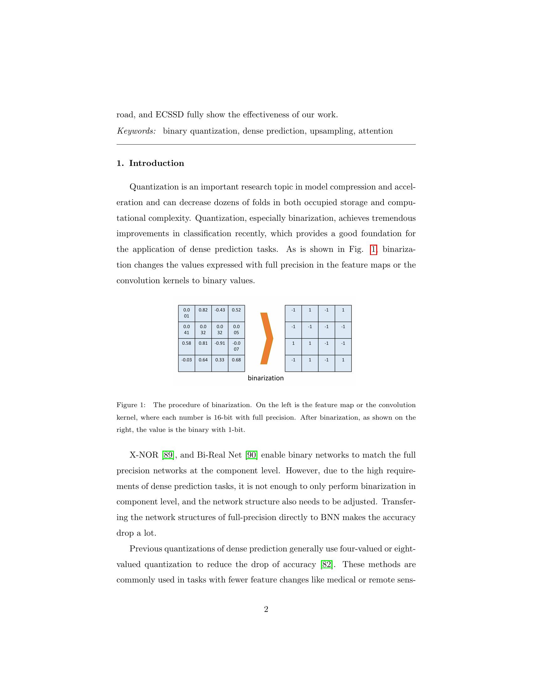 The Binary Quantized Neural Network for Dense Prediction via Specially ...