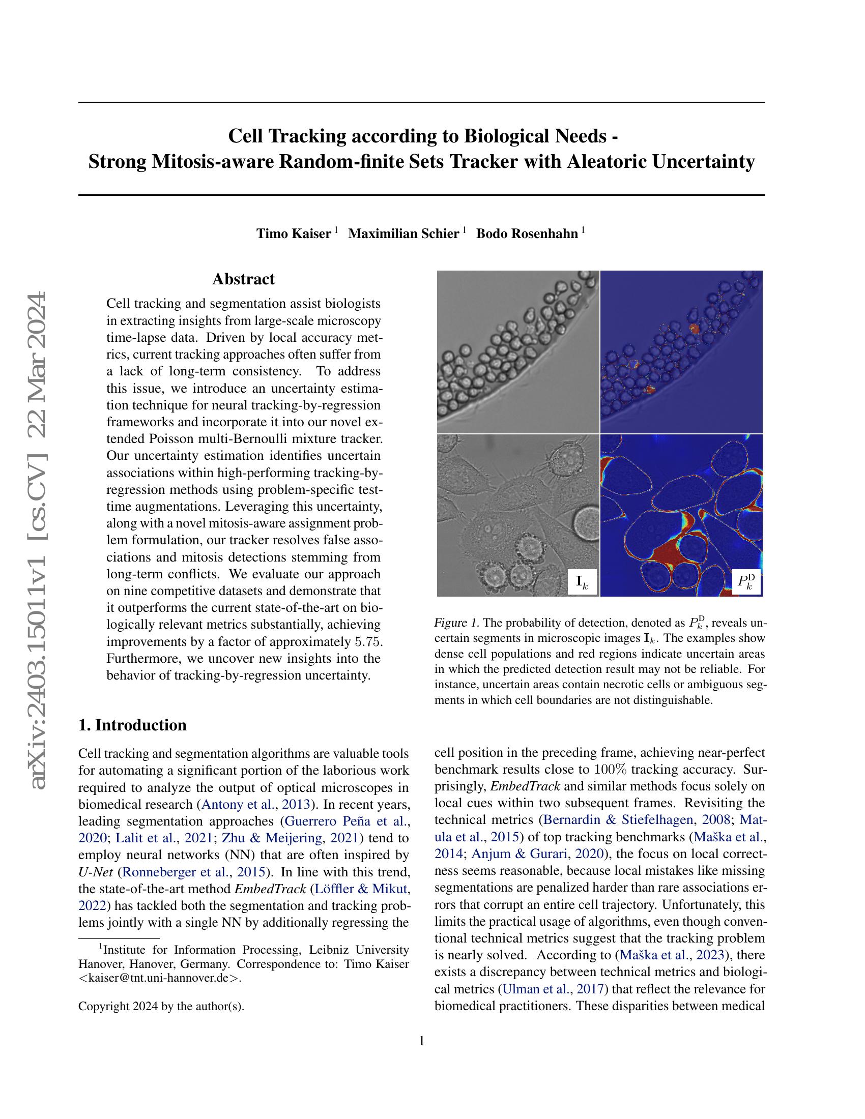 Cell Tracking according to Biological Needs -- Strong Mitosis-aware ...