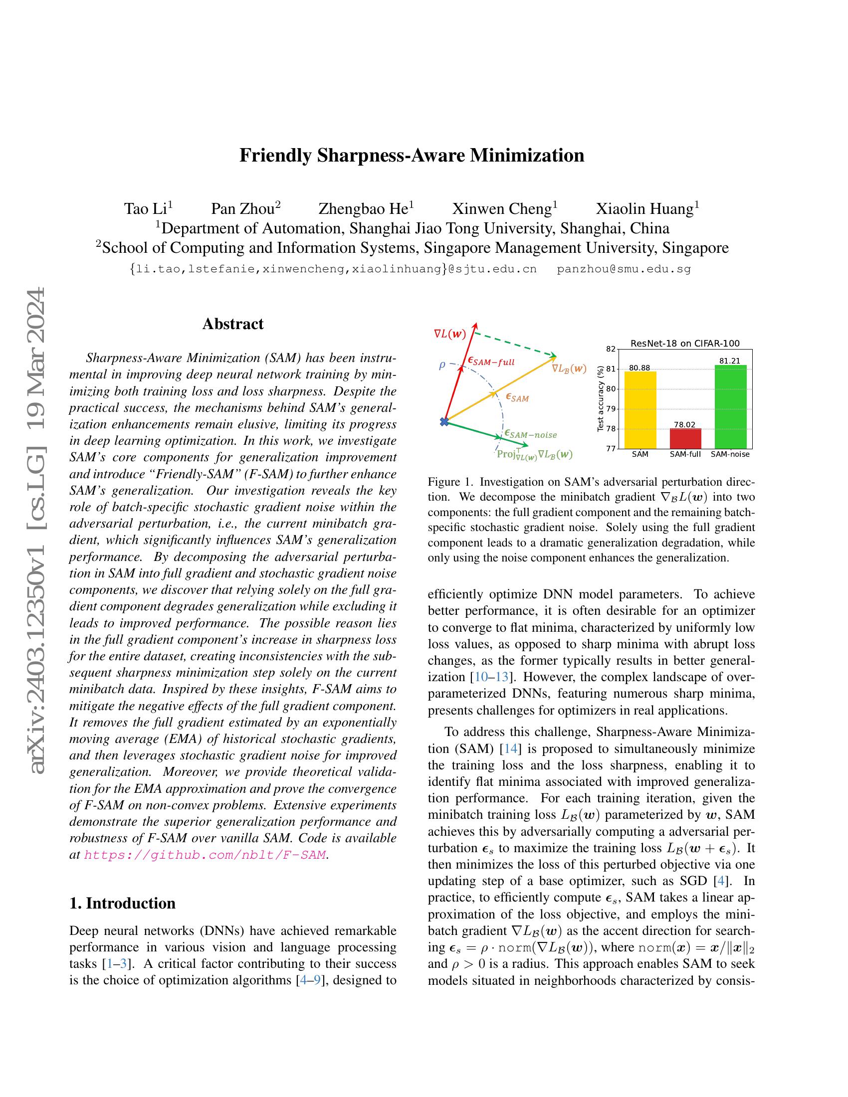 Friendly Sharpness-Aware Minimization - 智源社区论文