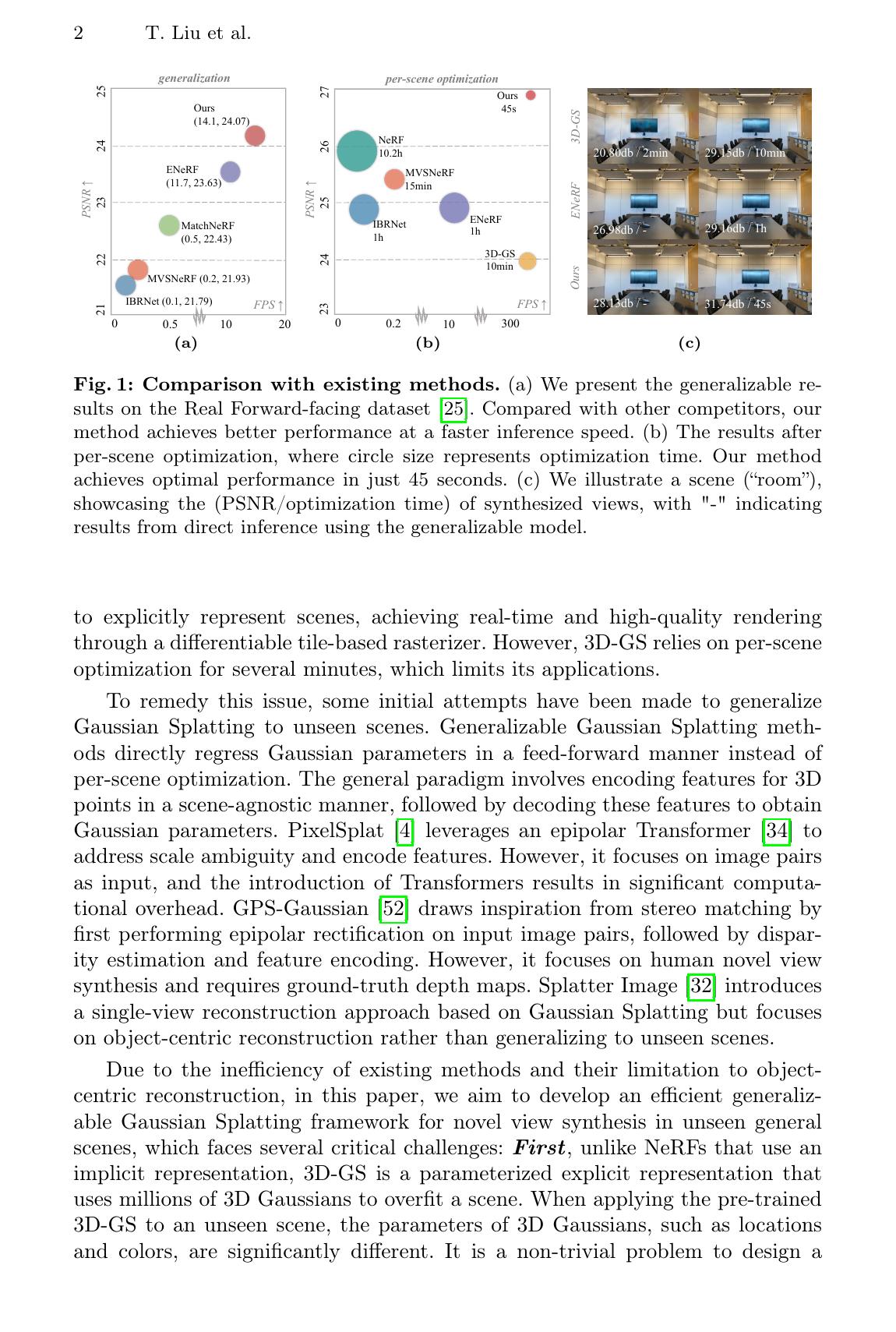 Fast Generalizable Gaussian Splatting Reconstruction from Multi-View ...