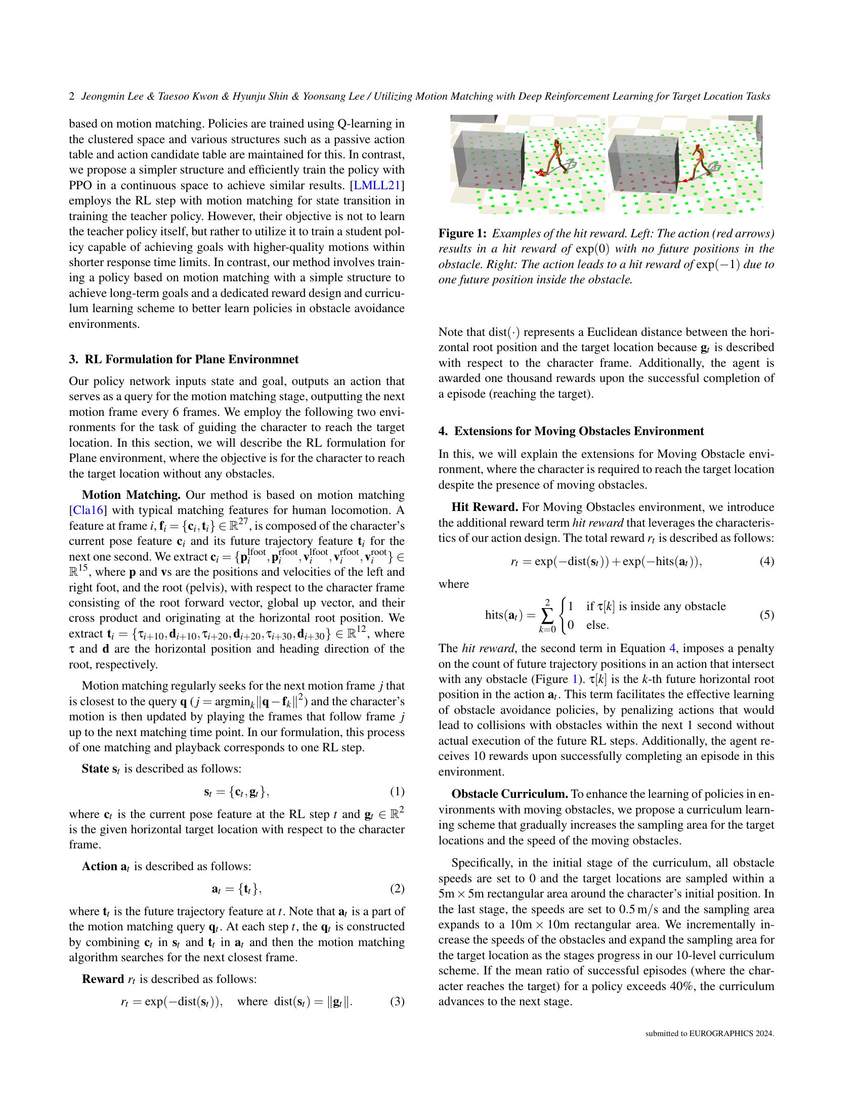 Utilizing Motion Matching with Deep Reinforcement Learning for Target ...