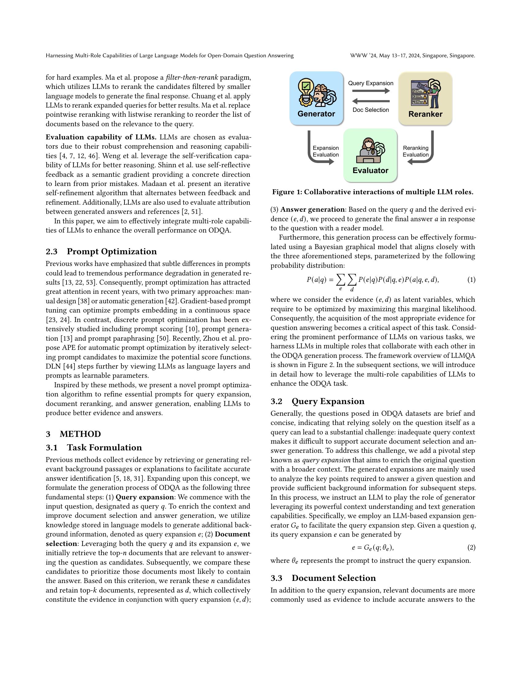 Harnessing Multi-Role Capabilities of Large Language Models for Open ...