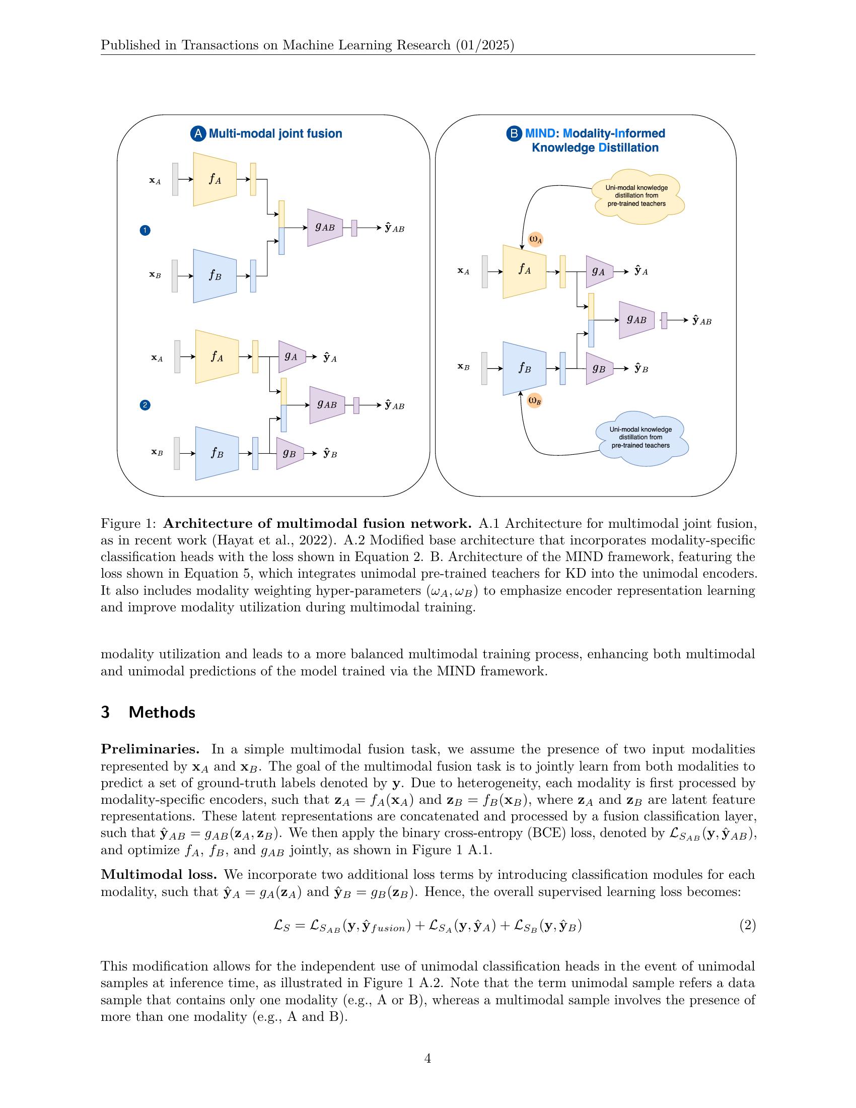 MIND: Modality-Informed Knowledge Distillation Framework for Multimodal Clinical Prediction ...
