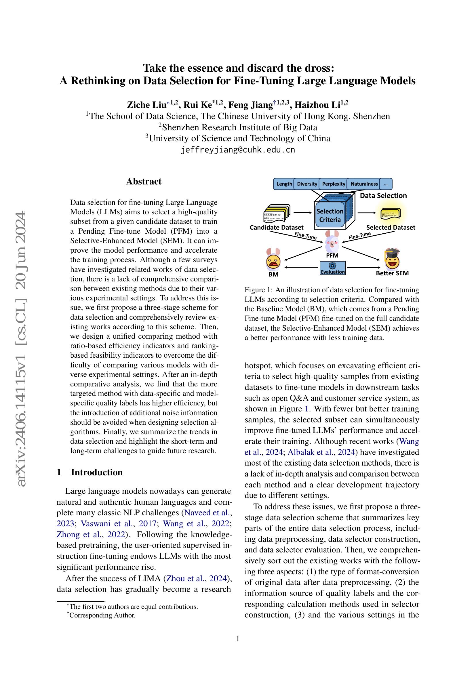 Take the essence and discard the dross: A Rethinking on Data Selection ...