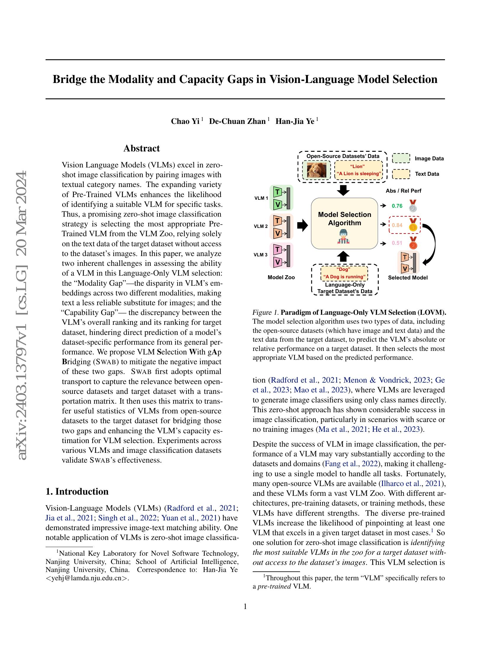 Bridge the Modality and Capacity Gaps in Vision-Language Model ...