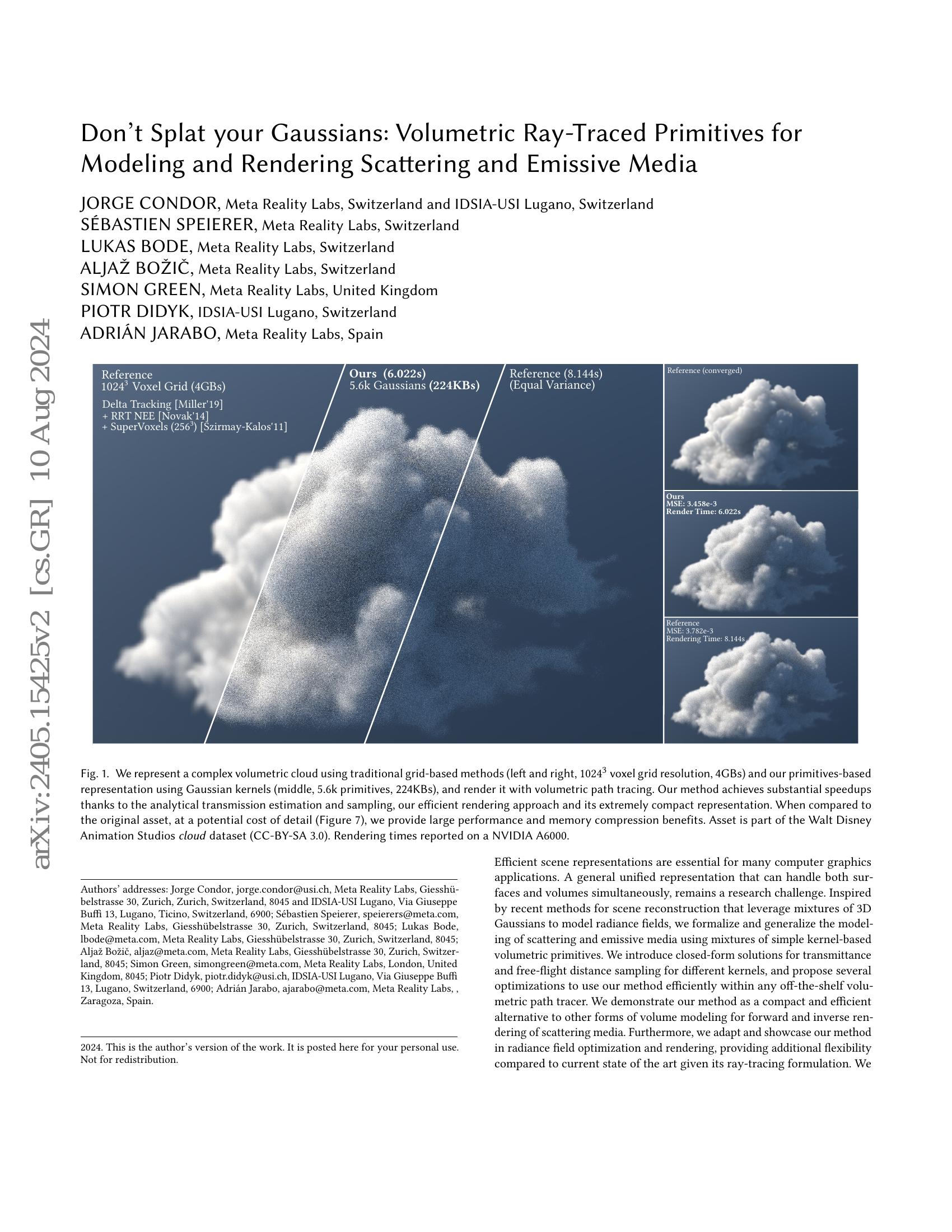 Don't Splat your Gaussians: Volumetric Ray-Traced Primitives for ...