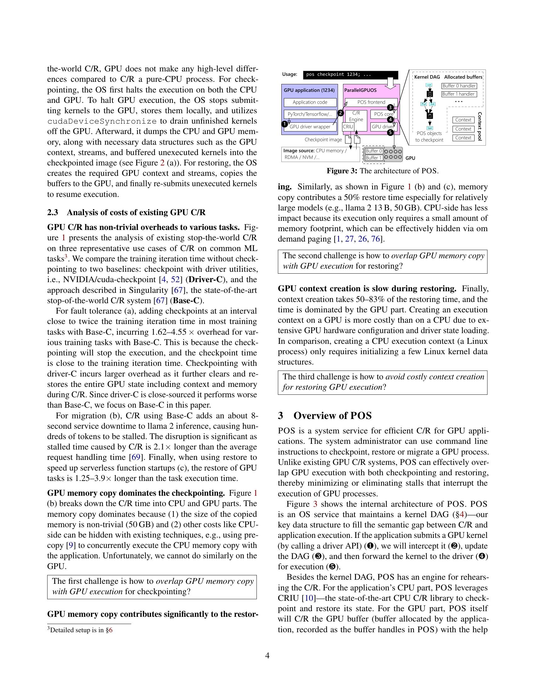 PARALLELGPUOS: A Concurrent OS-level GPU Checkpoint and Restore System using Validated ...